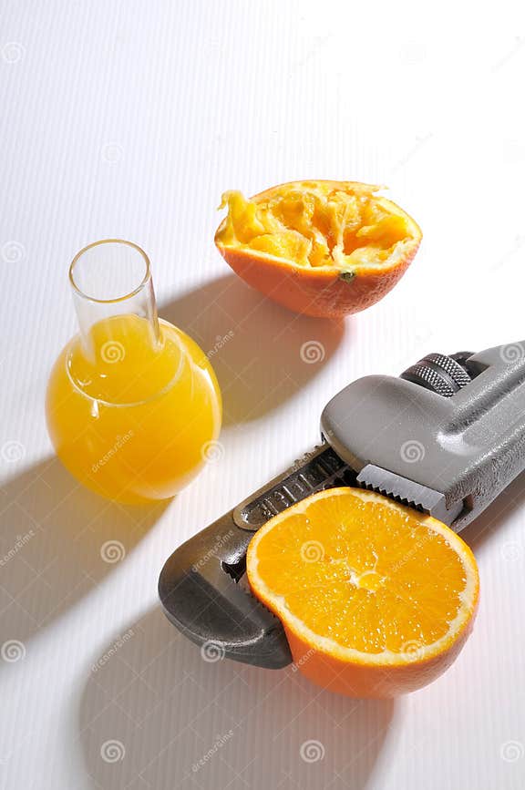 Orange juice distilled stock image. Image of concept - 18778247