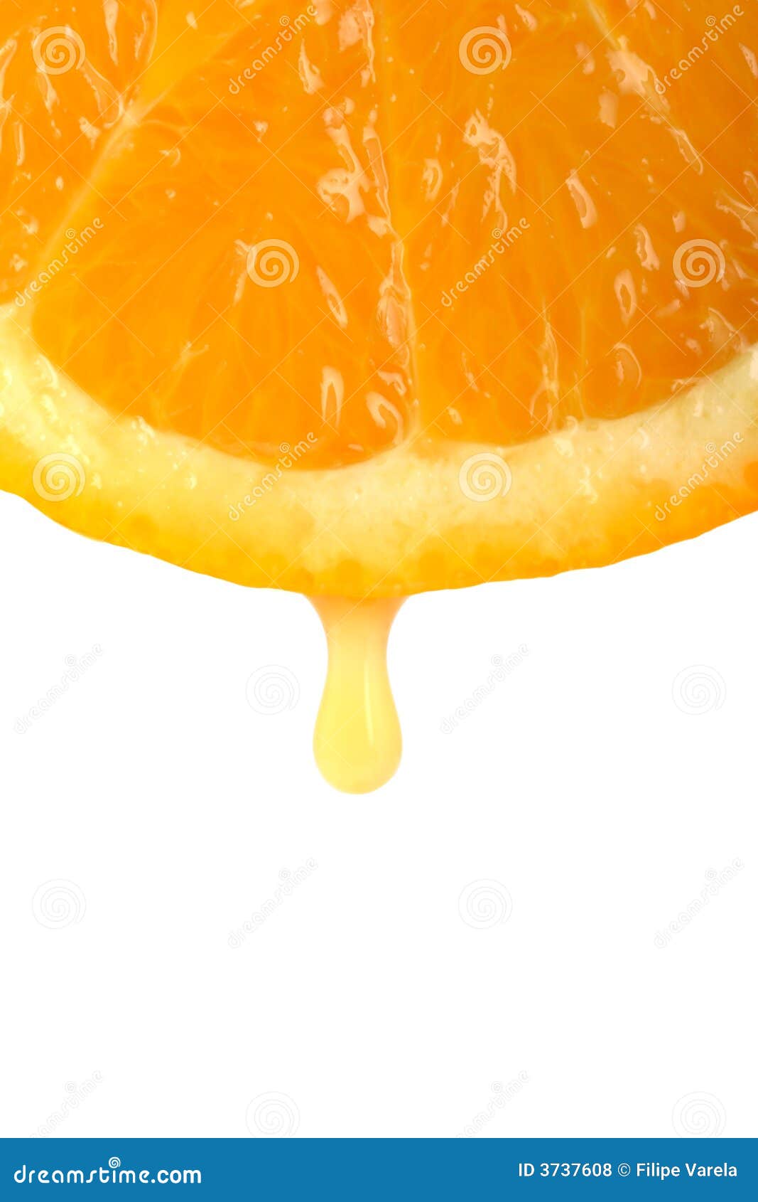 Orange juice drop stock photo. Image of slice, food, piece - 3737608