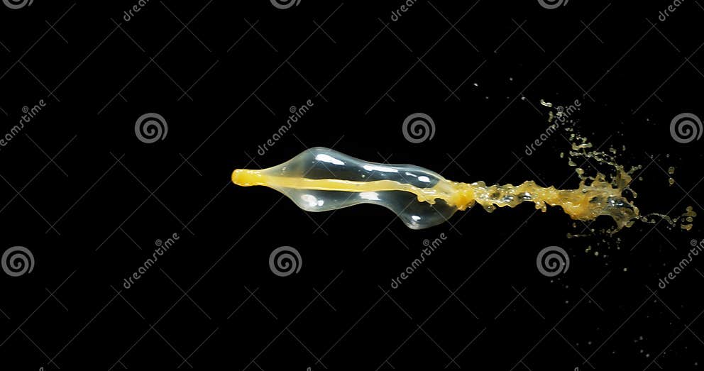 Orange Juice Exploding and Splashing on Black Background Stock Image ...