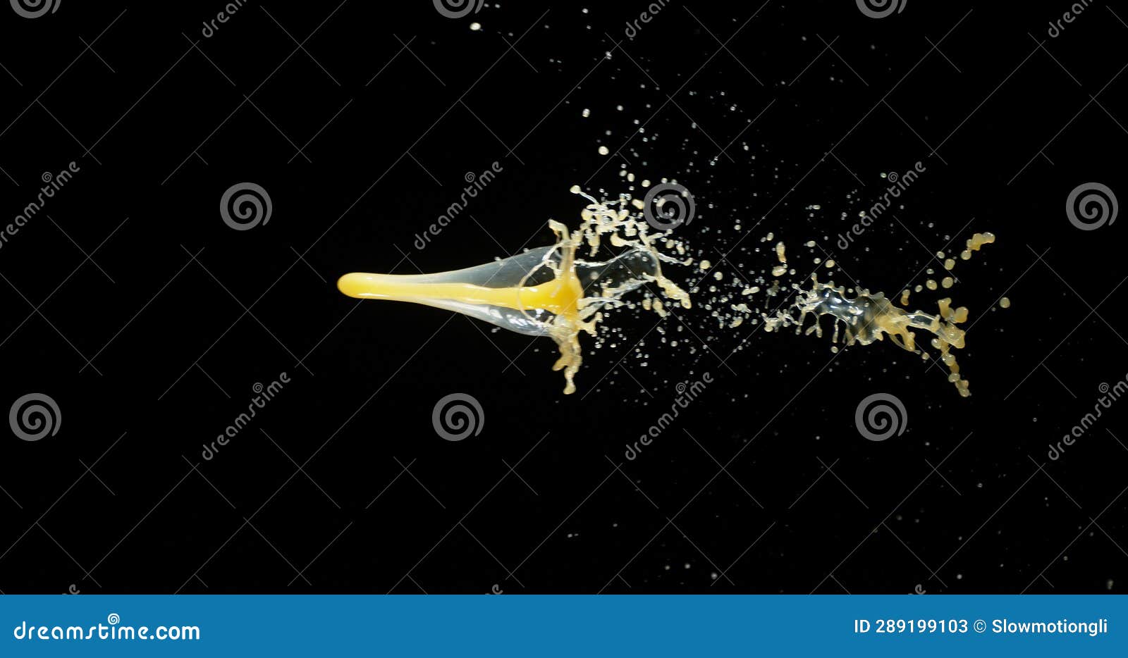 Orange Juice Exploding and Splashing on Black Background Stock Image ...