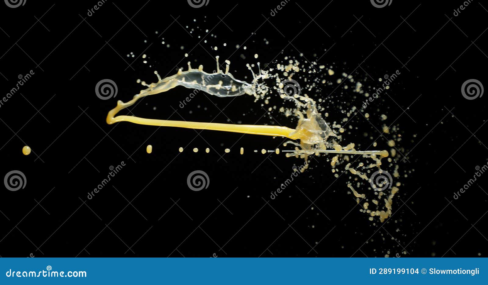 Orange Juice Exploding and Splashing on Black Background Stock Photo ...