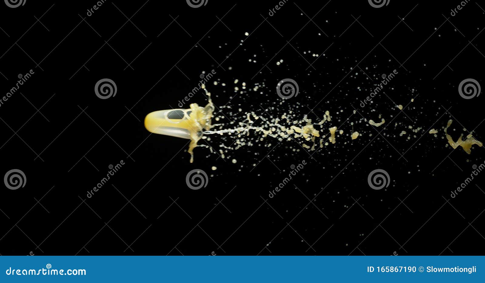 Orange Juice Exploding and Splashing on Black Background, Slow Motion ...