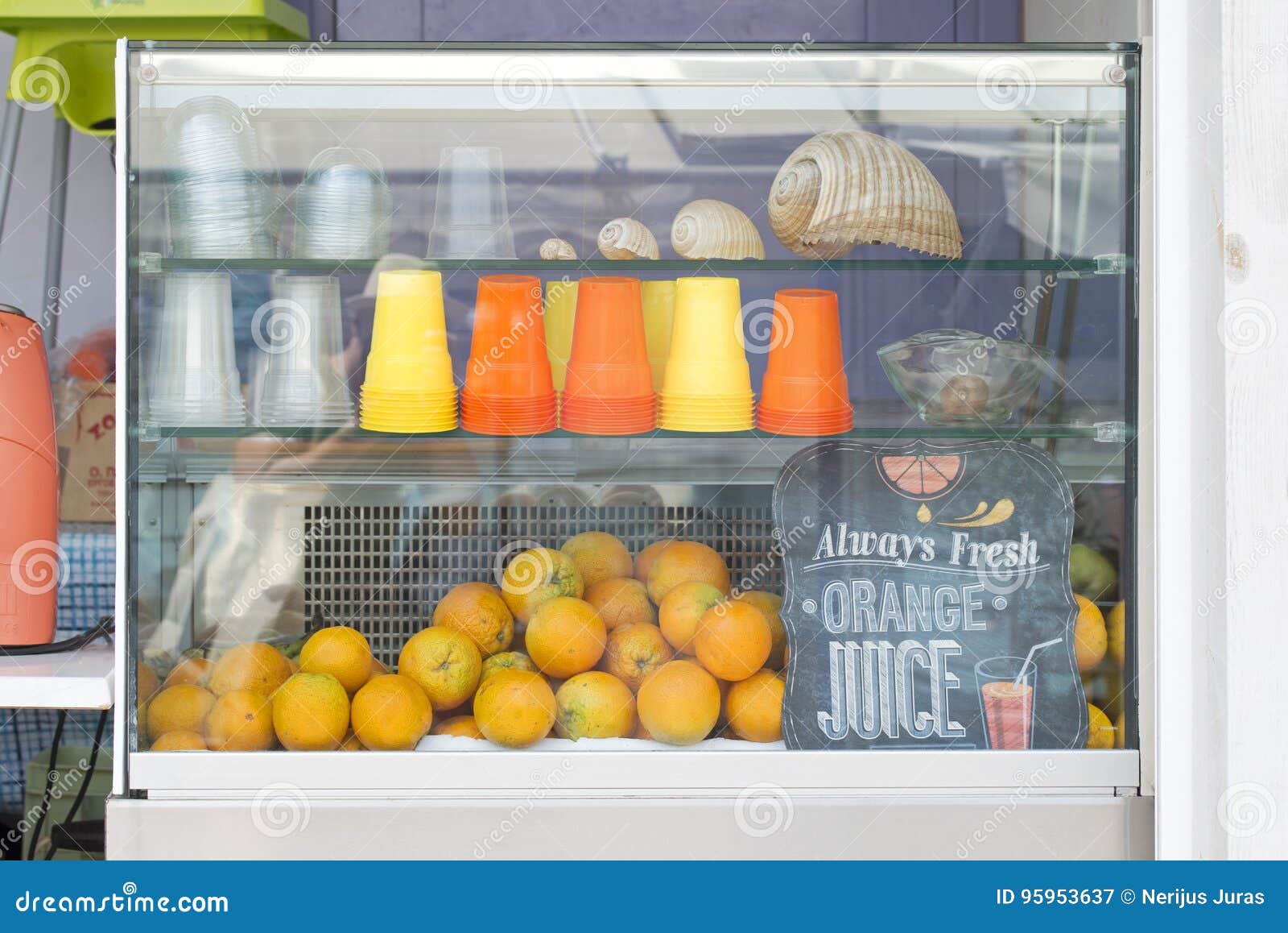 Orange Juice and Fruit Shop Stock Image - Image of freshness ...
