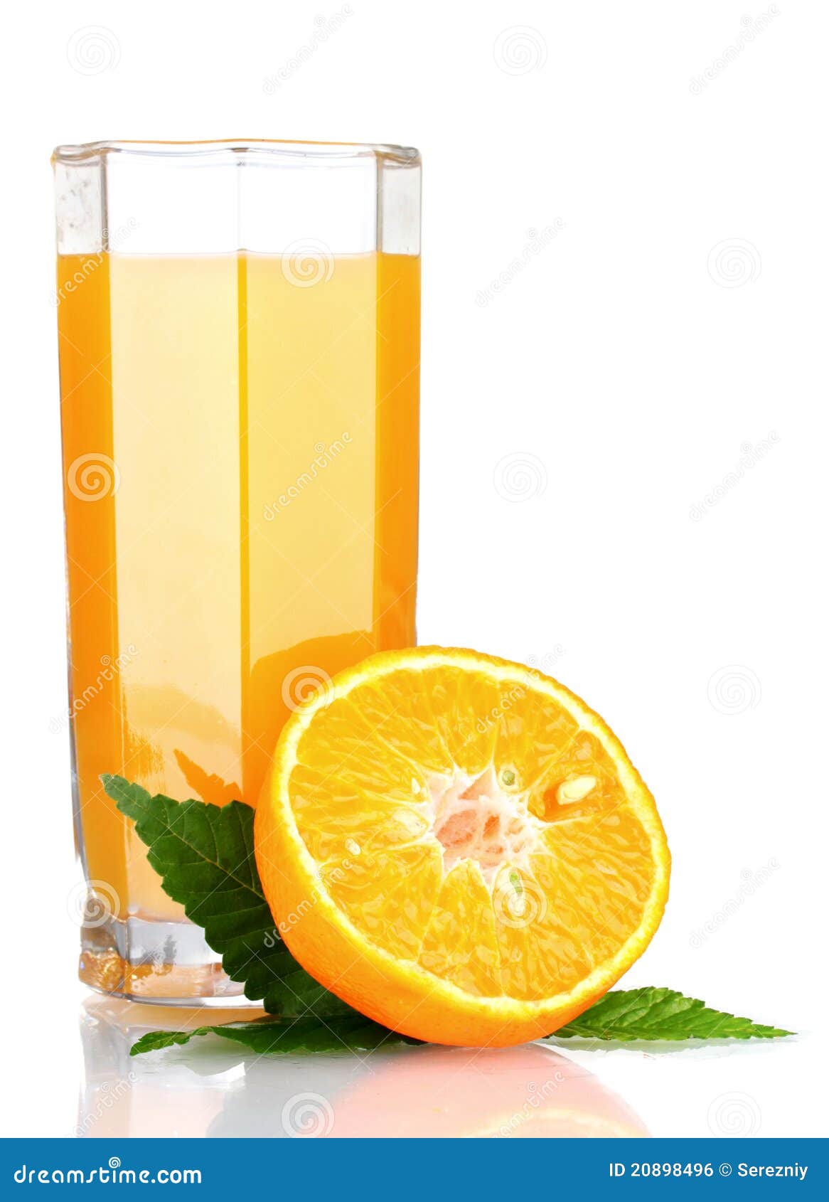 Orange Juice in Glass and Orange Stock Photo - Image of sweet ...