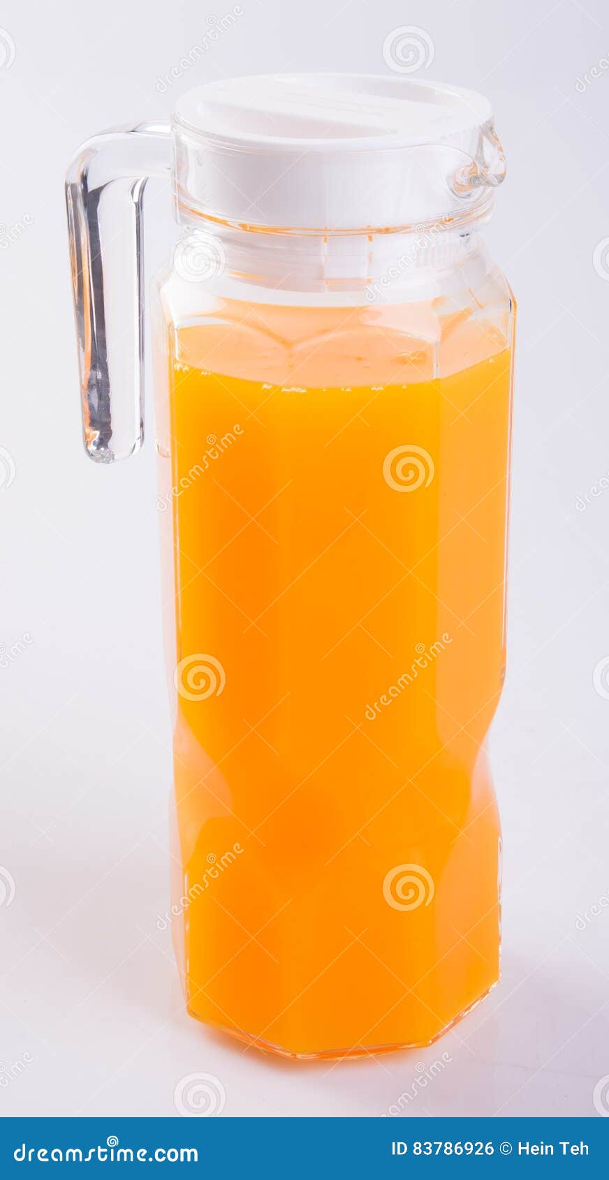 Orange Juice or Orange Juice in Jug on Background. Stock Photo - Image ...