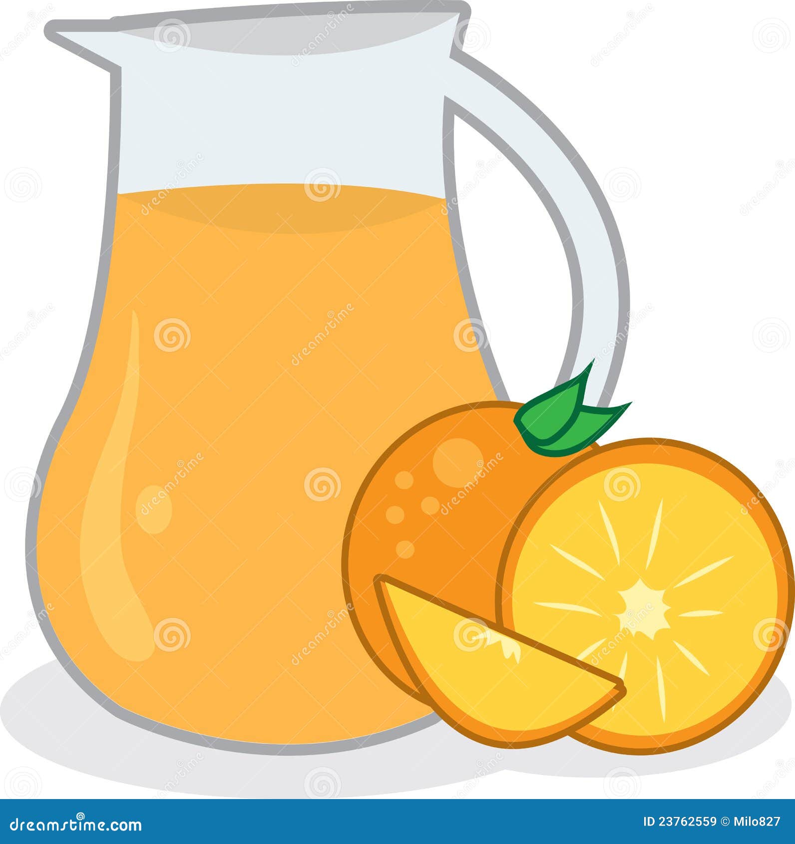 Orange Juice Pitcher stock vector. Illustration of isolated - 23762559