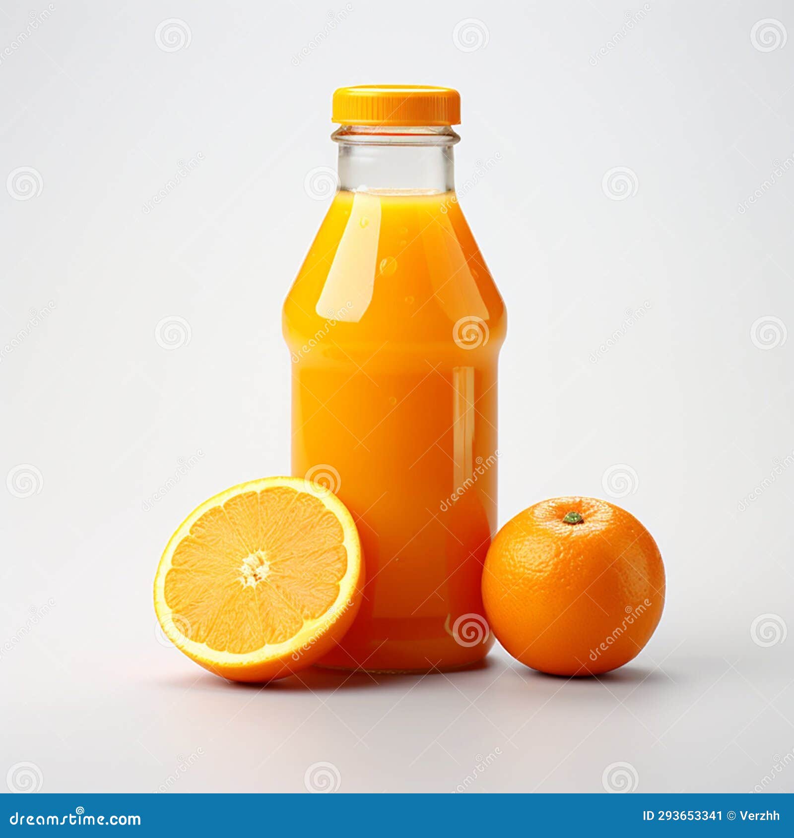 Orange Juice in a Plastic Bottle 3 Stock Illustration - Illustration of ...