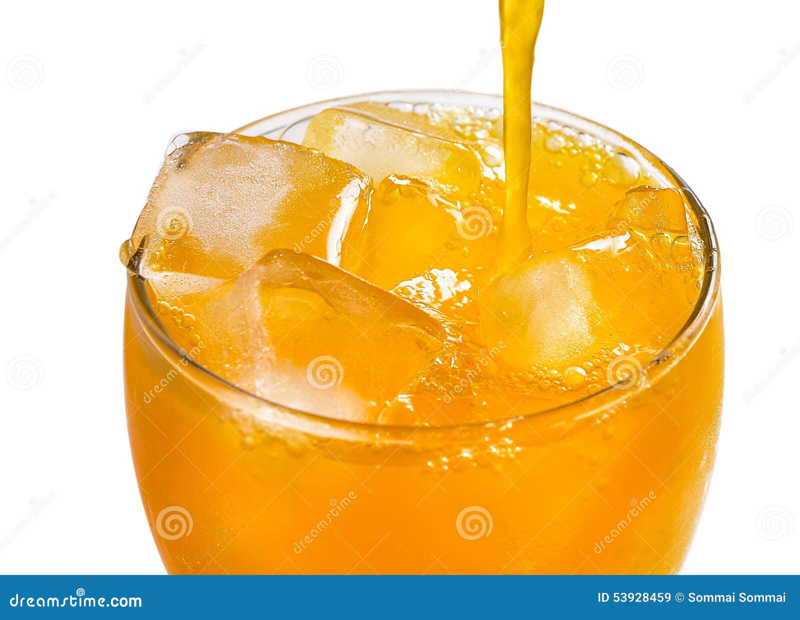 Orange Juice Pouring into Glass Stock Image - Image of splash, juicy ...
