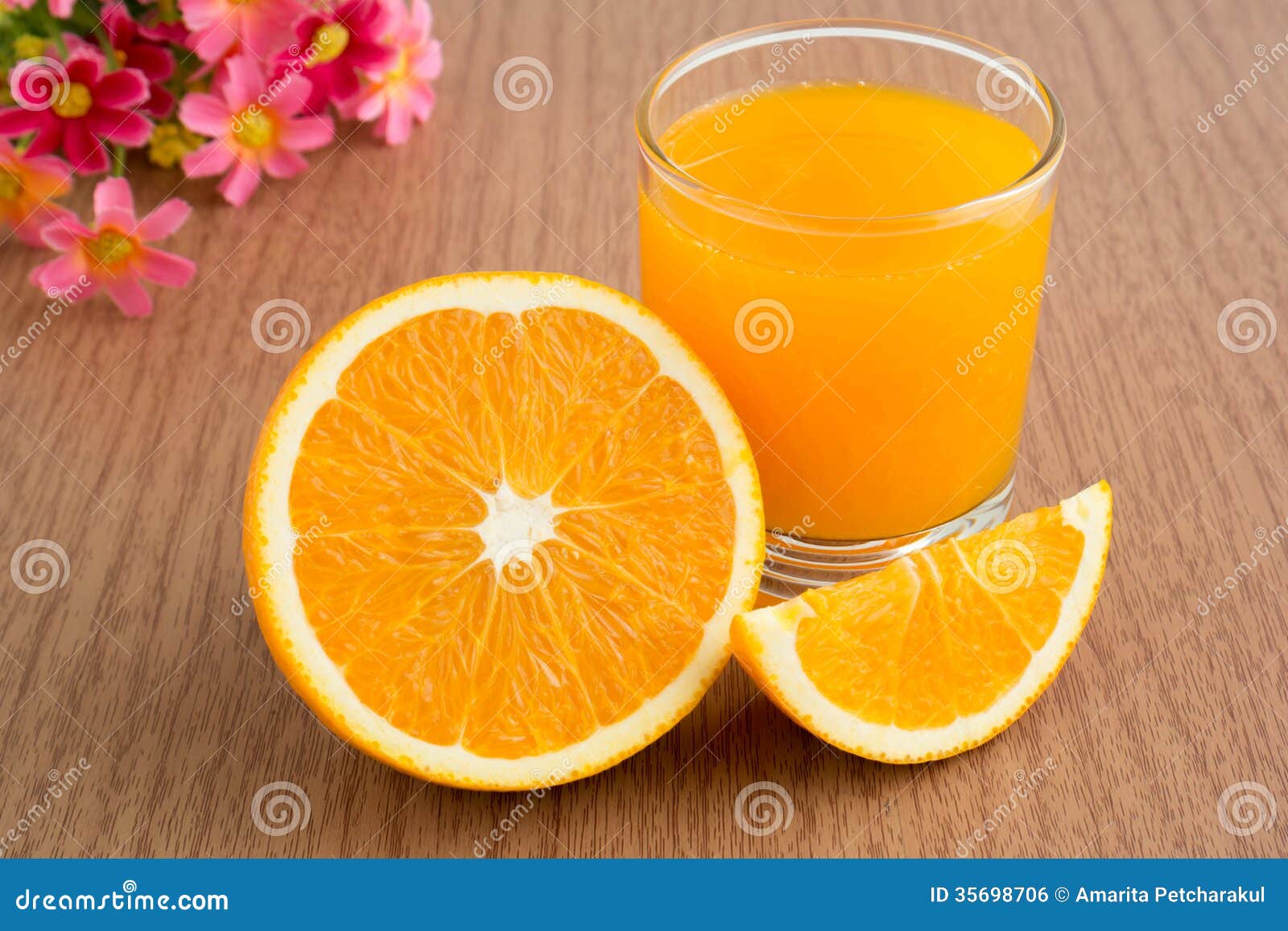 Orange Juice and Slices of Orange Stock Photo - Image of nature ...