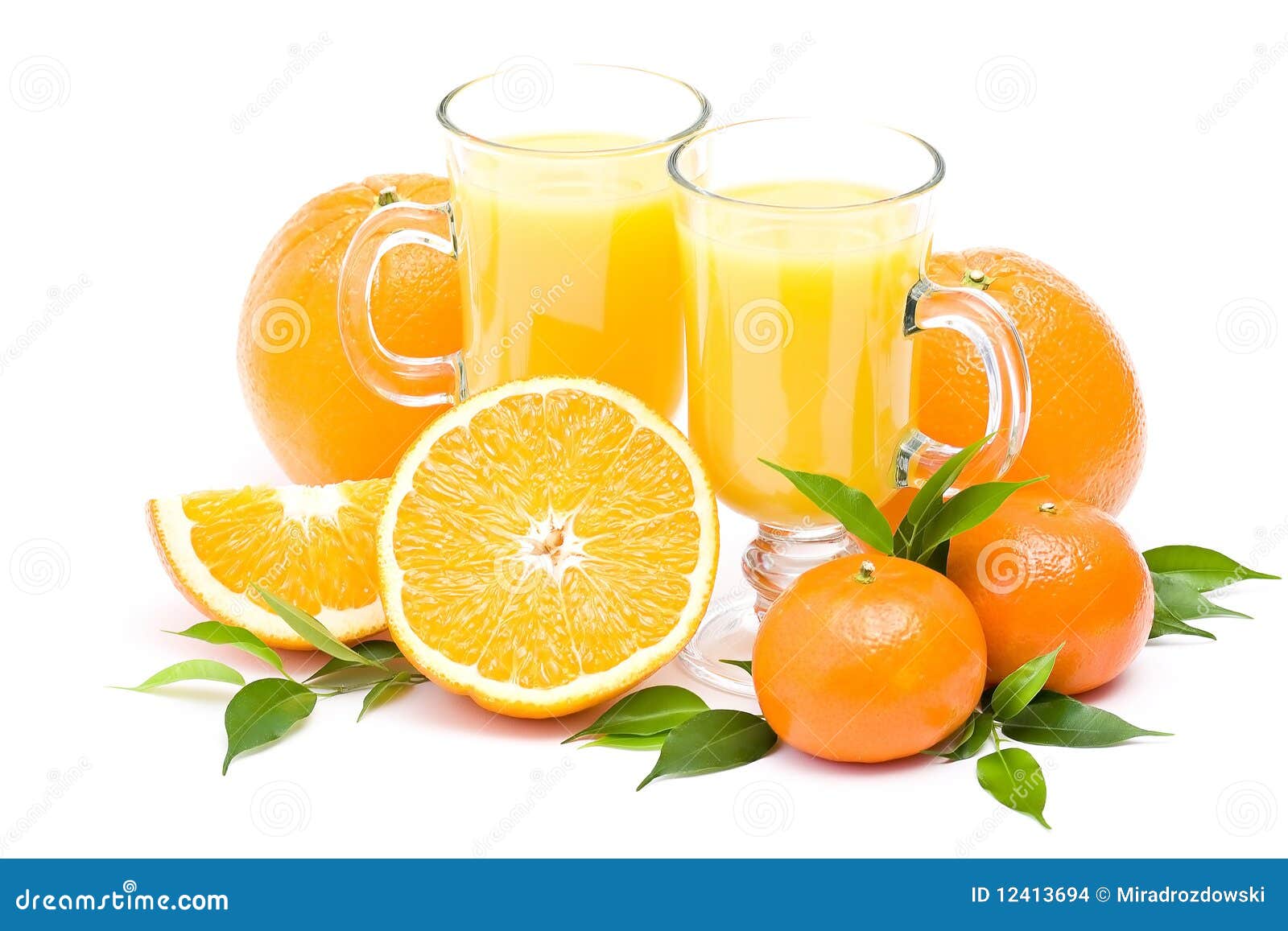 Orange Juice and Some Fresh Fruits Stock Photo - Image of crop ...
