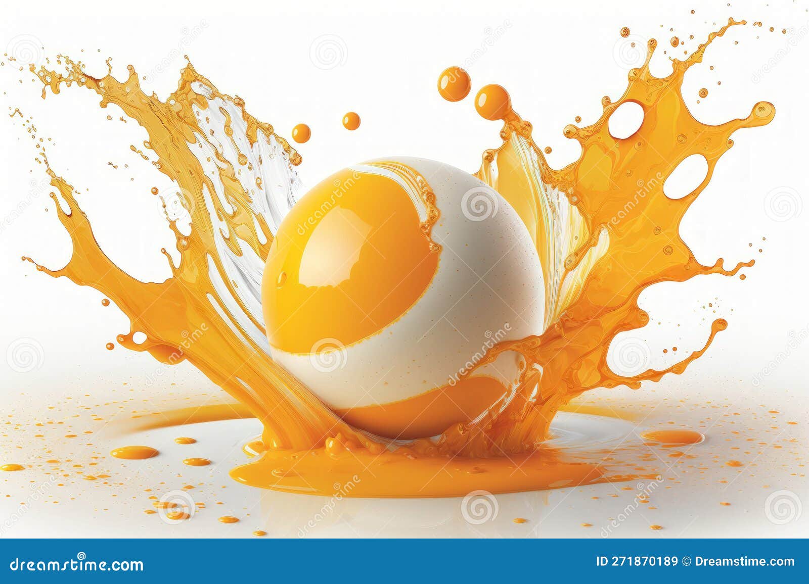 Juice Spill. Puddle Of Yellow Liquid. Orange Juice, Lemon Juice Or ...