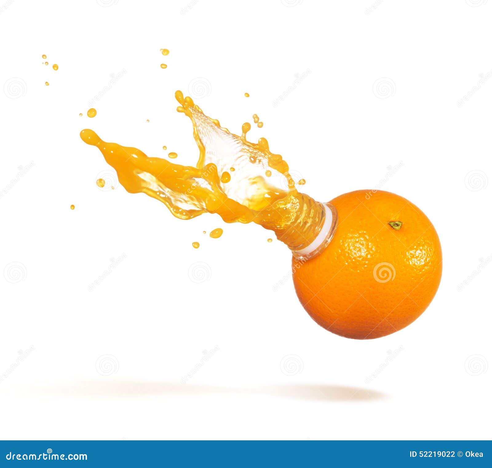 Orange juice splash stock photo. Image of juice, refreshment - 52219022