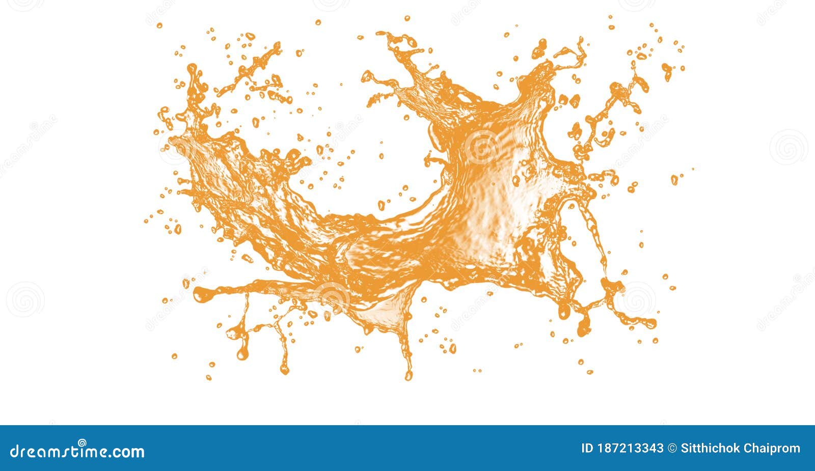 Orange Juice Splash on Isolate Background. Stock Image - Image of ...
