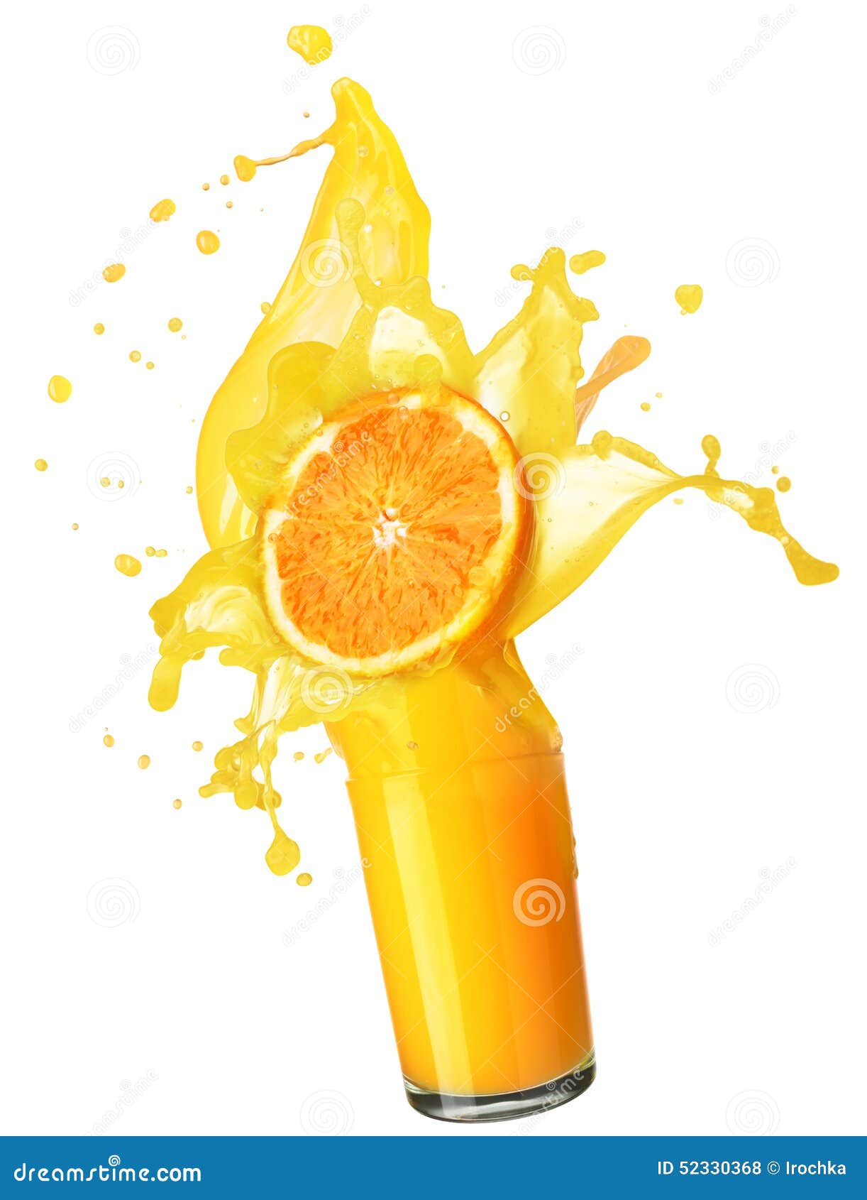 Orange juice splash stock photo. Image of refreshment - 52330368