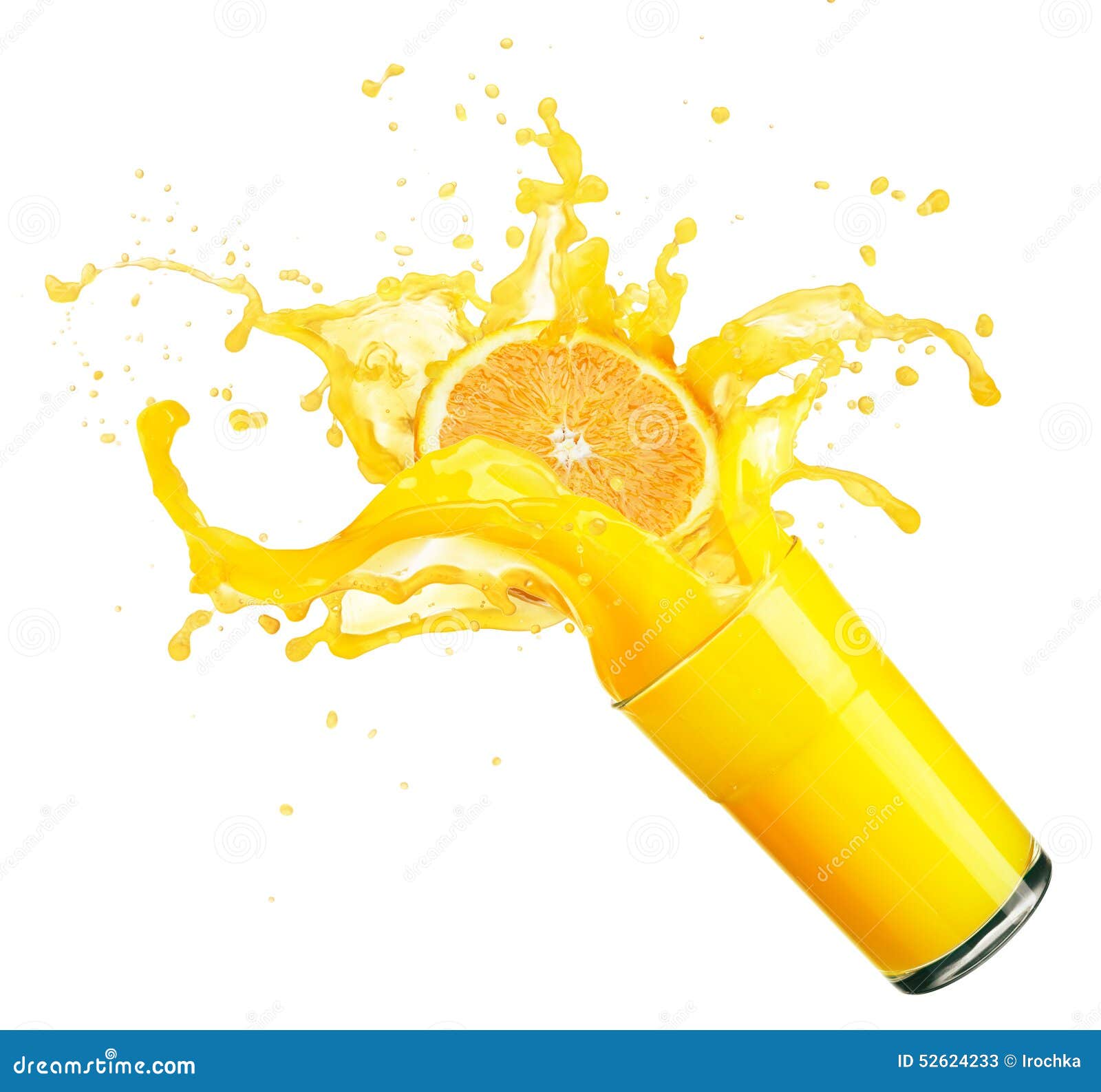 Orange Juice Splash Isolated Stock Image - Image of orange, juice: 52624233