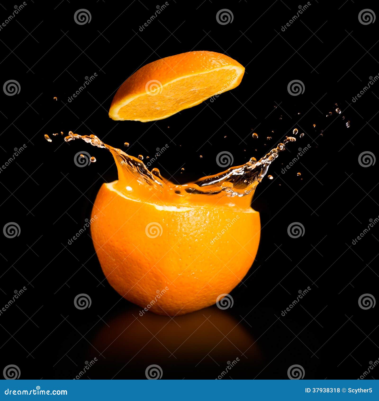 Orange juice splashing stock photo. Image of food, juicy - 37938318