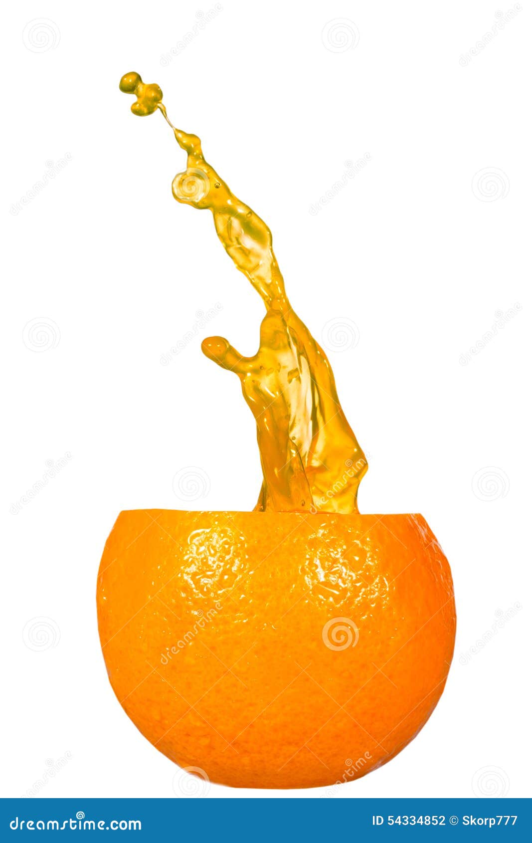 Orange Juice Splashing Isolated on White Stock Photo - Image of eating ...