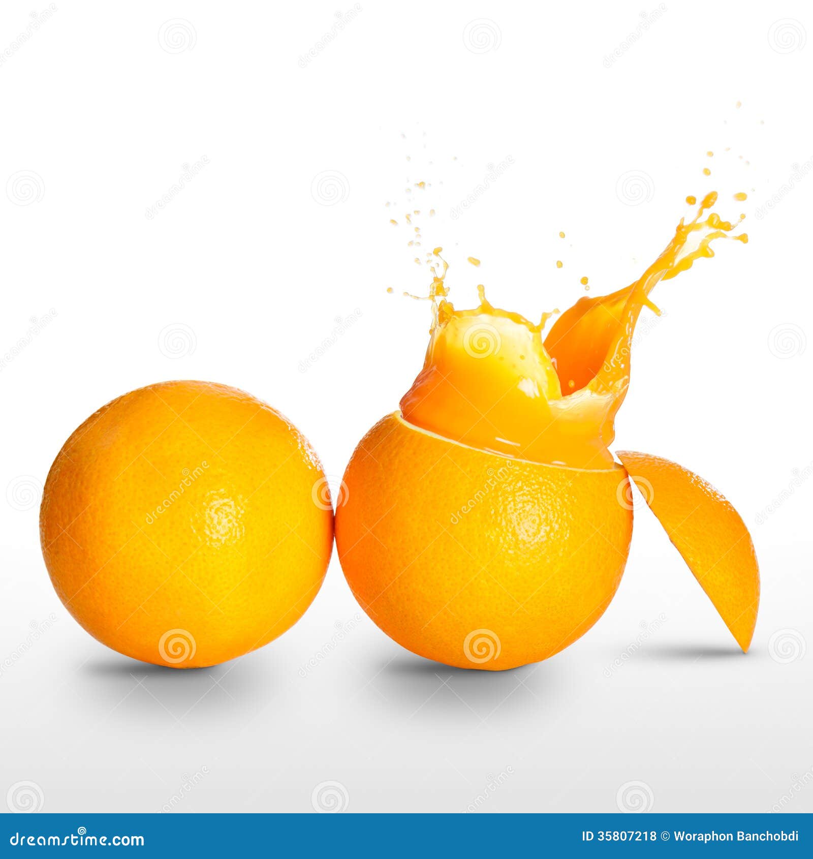 Orange juice splashing stock photo. Image of diets, citrus - 35807218