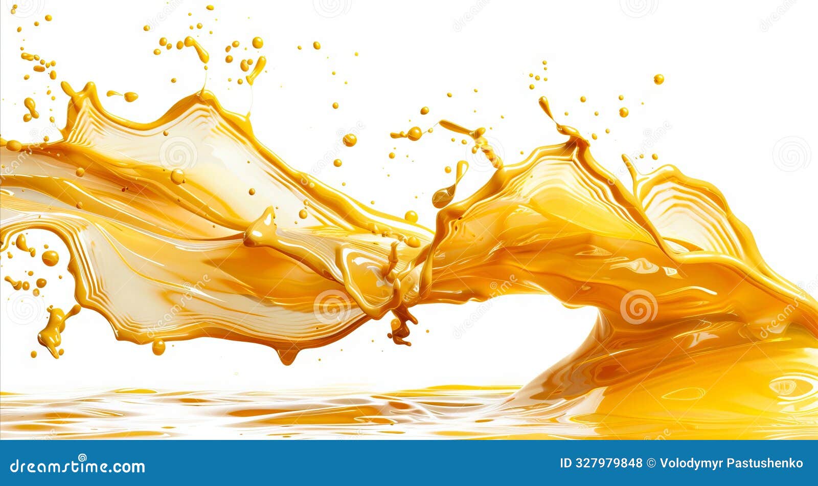 Orange Juice Splashing on a White Background Stock Photo - Image of ...