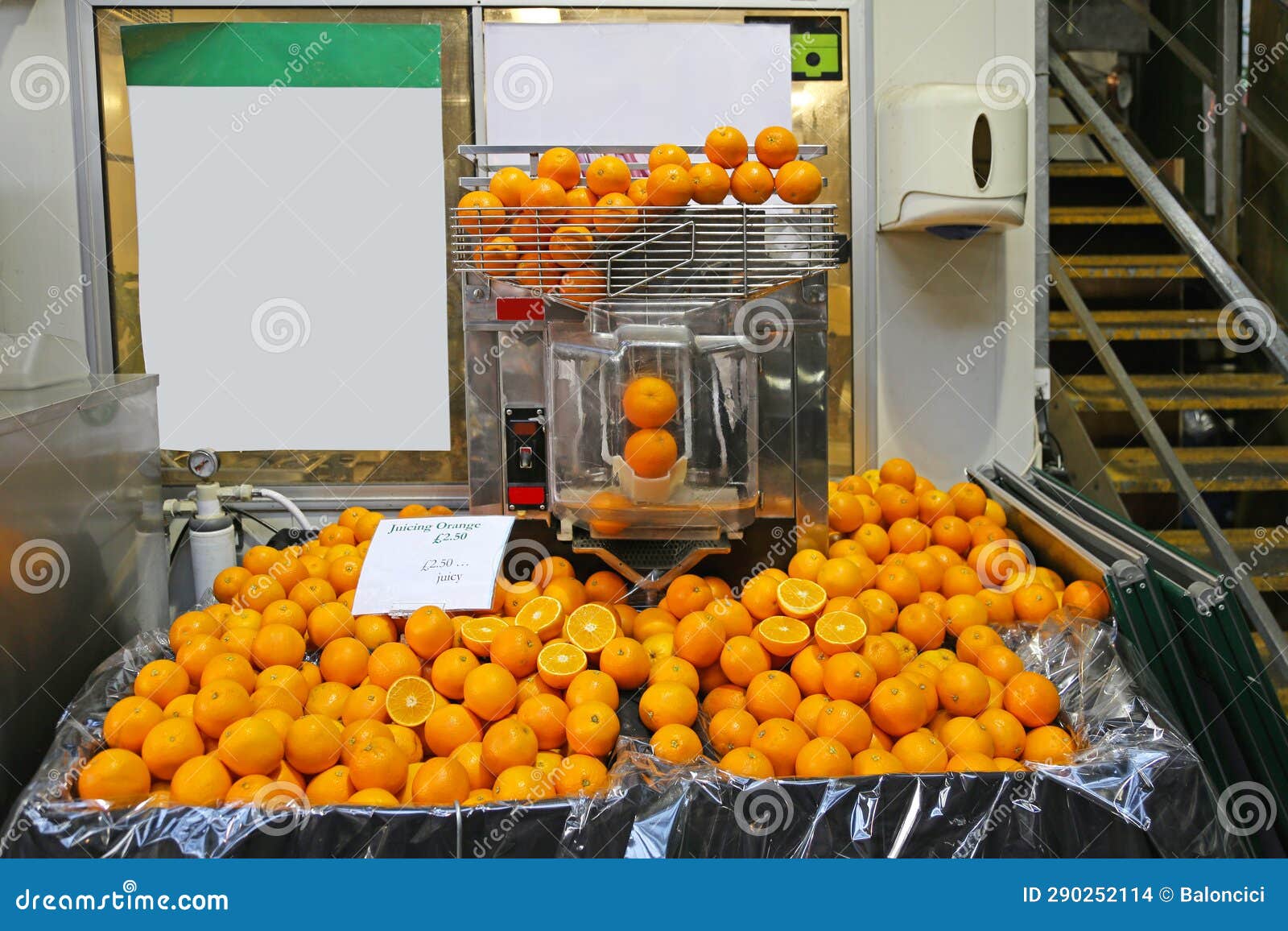 Orange Juicer Machine stock photo. Image of fruit, healthy - 290252114
