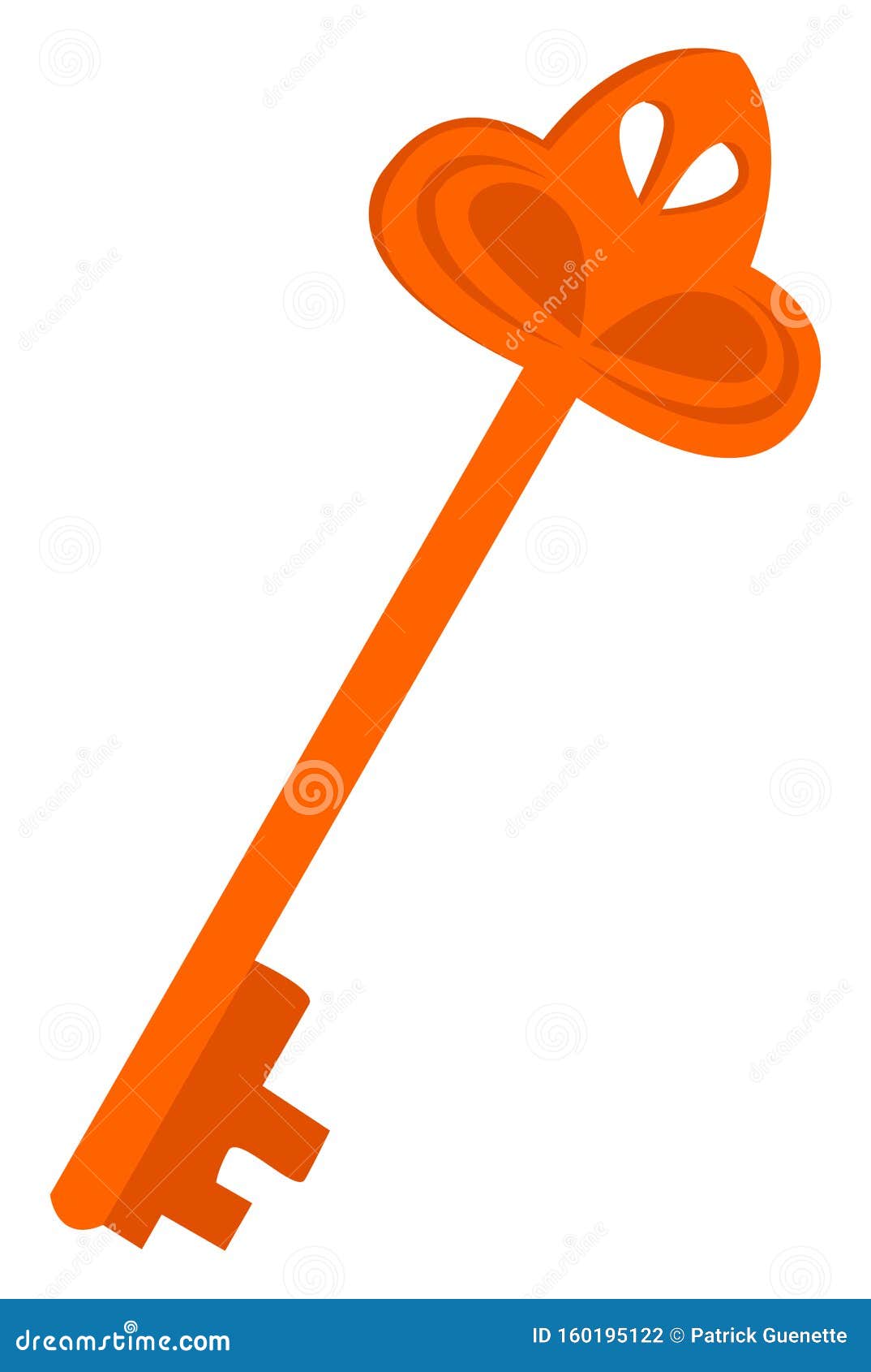 Orange Key, Illustration, Vector Stock Vector - Illustration of note ...
