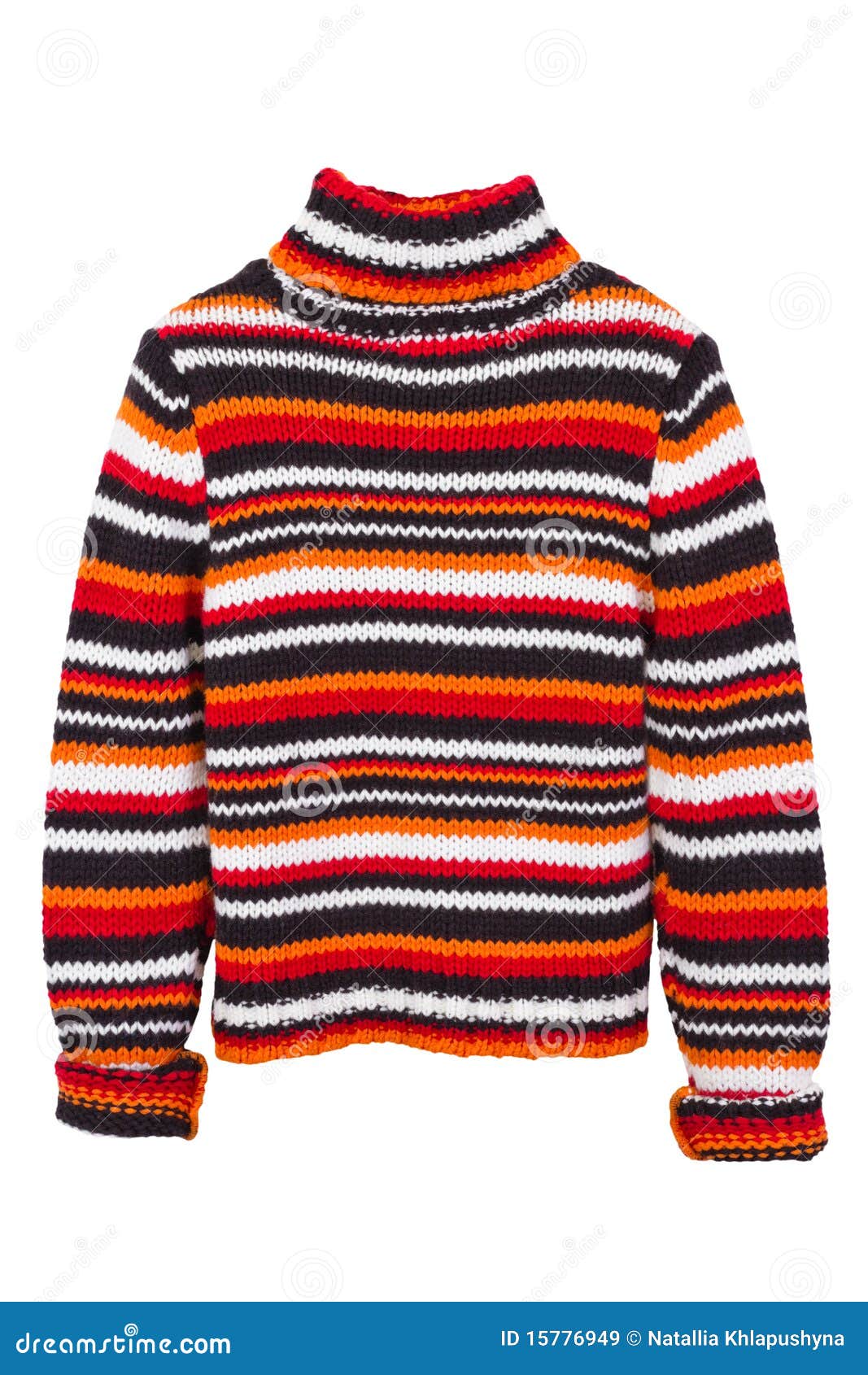Orange Knit Sweater, Jumper Stock Image - Image of knitwear, jumper ...