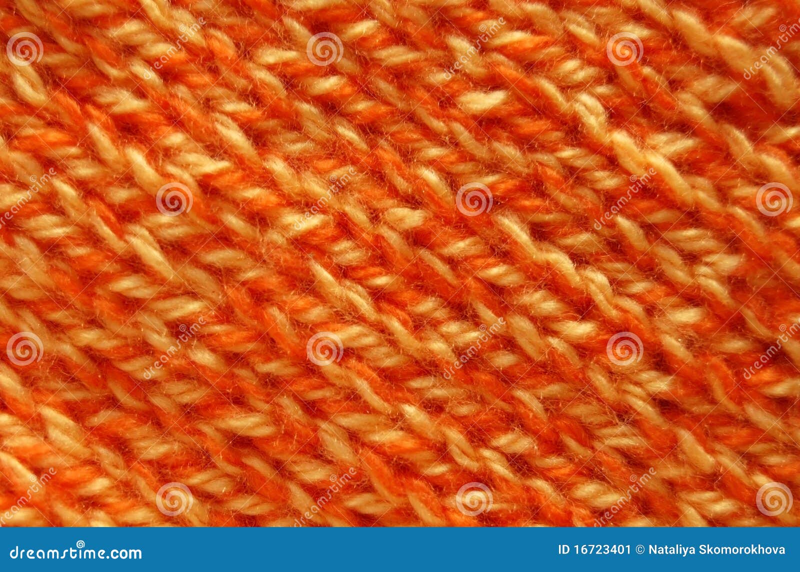 Orange knitting stock image. Image of soft, fabric, fiber - 16723401
