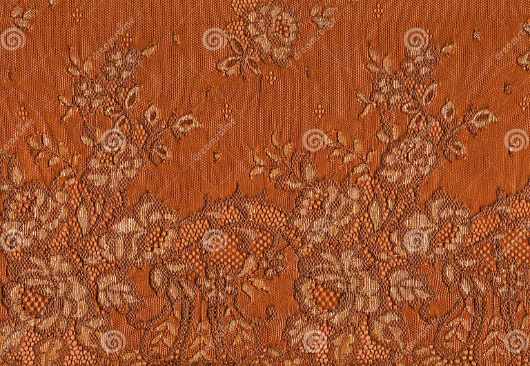 Orange lace pattern. stock photo. Image of dots, design - 12966708