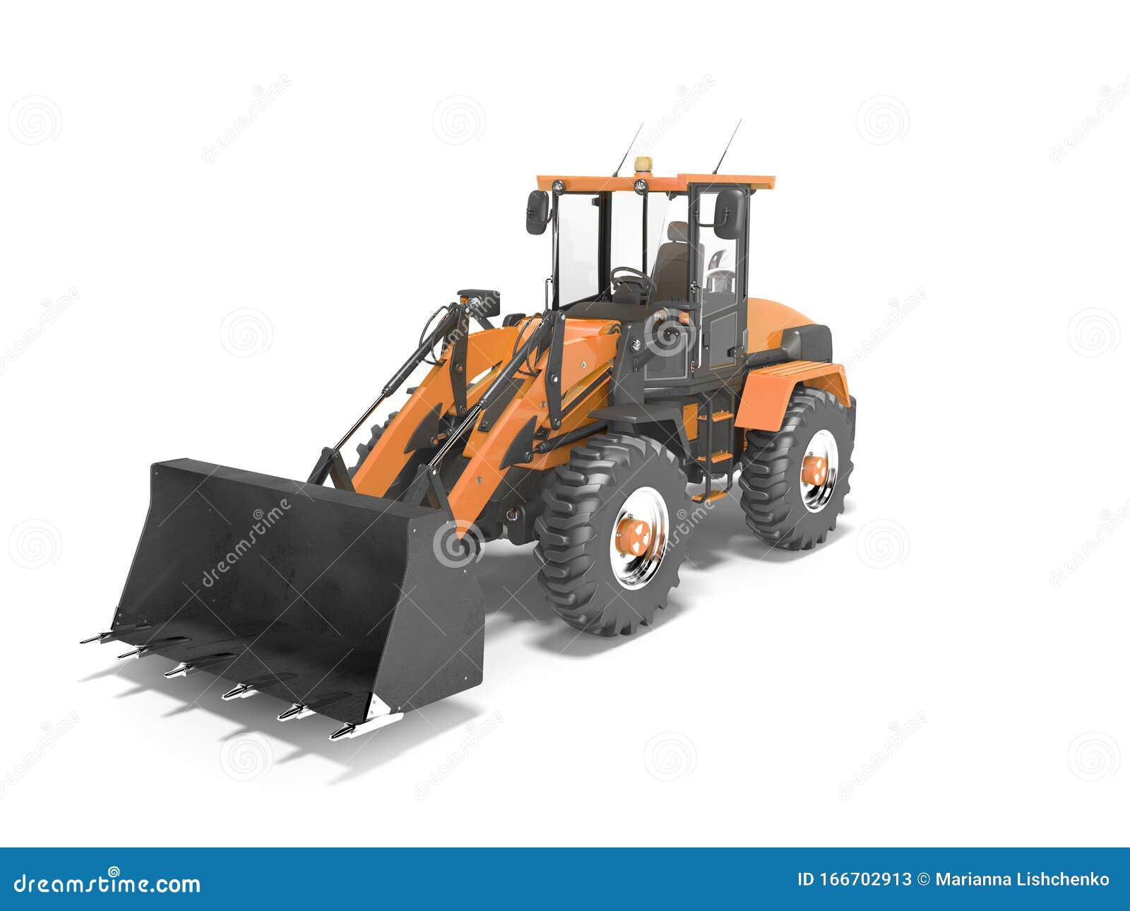 Frontal Loader Stock Image | CartoonDealer.com #11706931