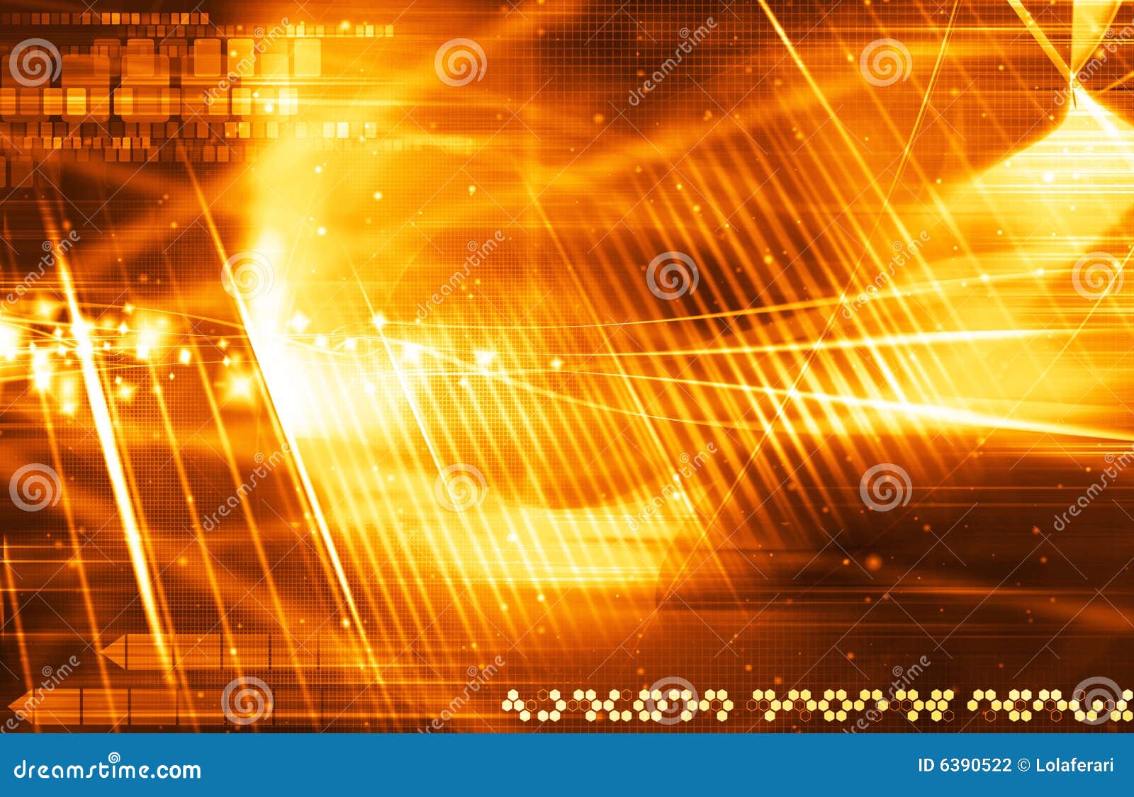 Orange laser background stock illustration. Illustration of reflection ...