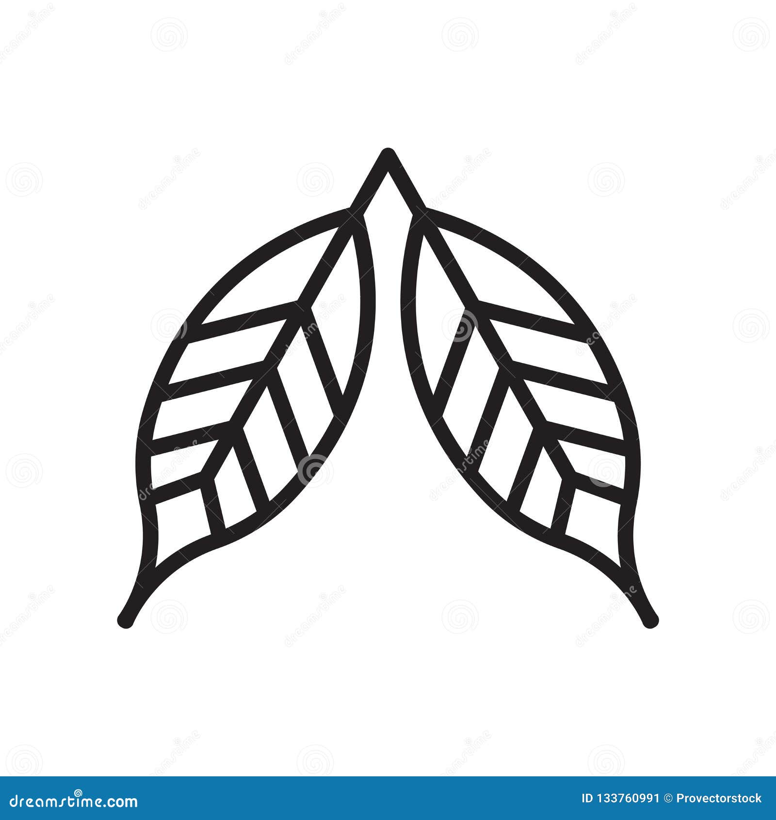 Orange Leaf Icon Vector Sign and Symbol Isolated on White Background ...