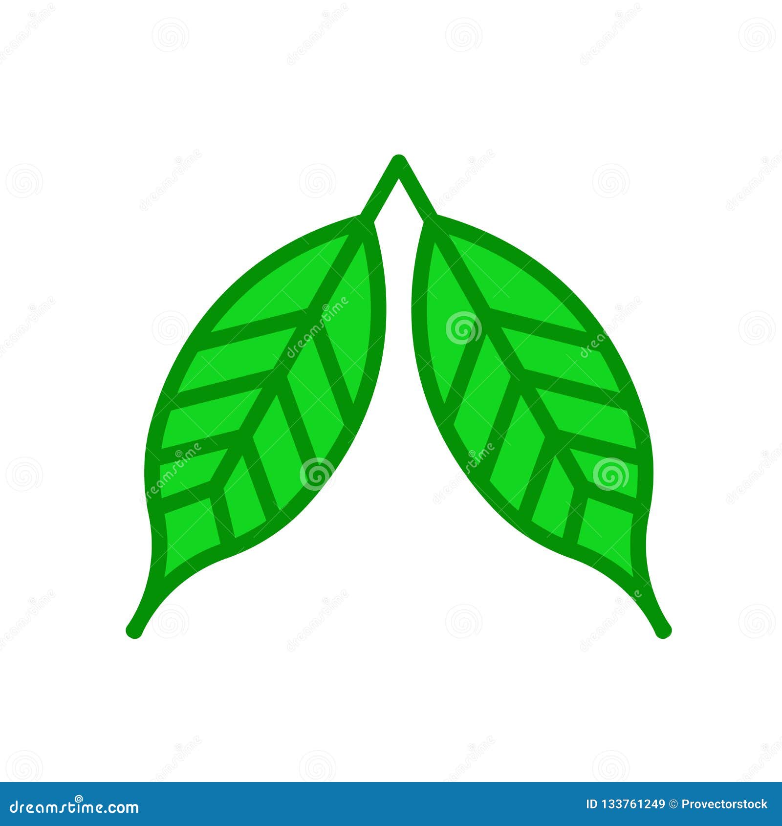 Orange Leaf Icon Vector Sign and Symbol Isolated on White Background ...