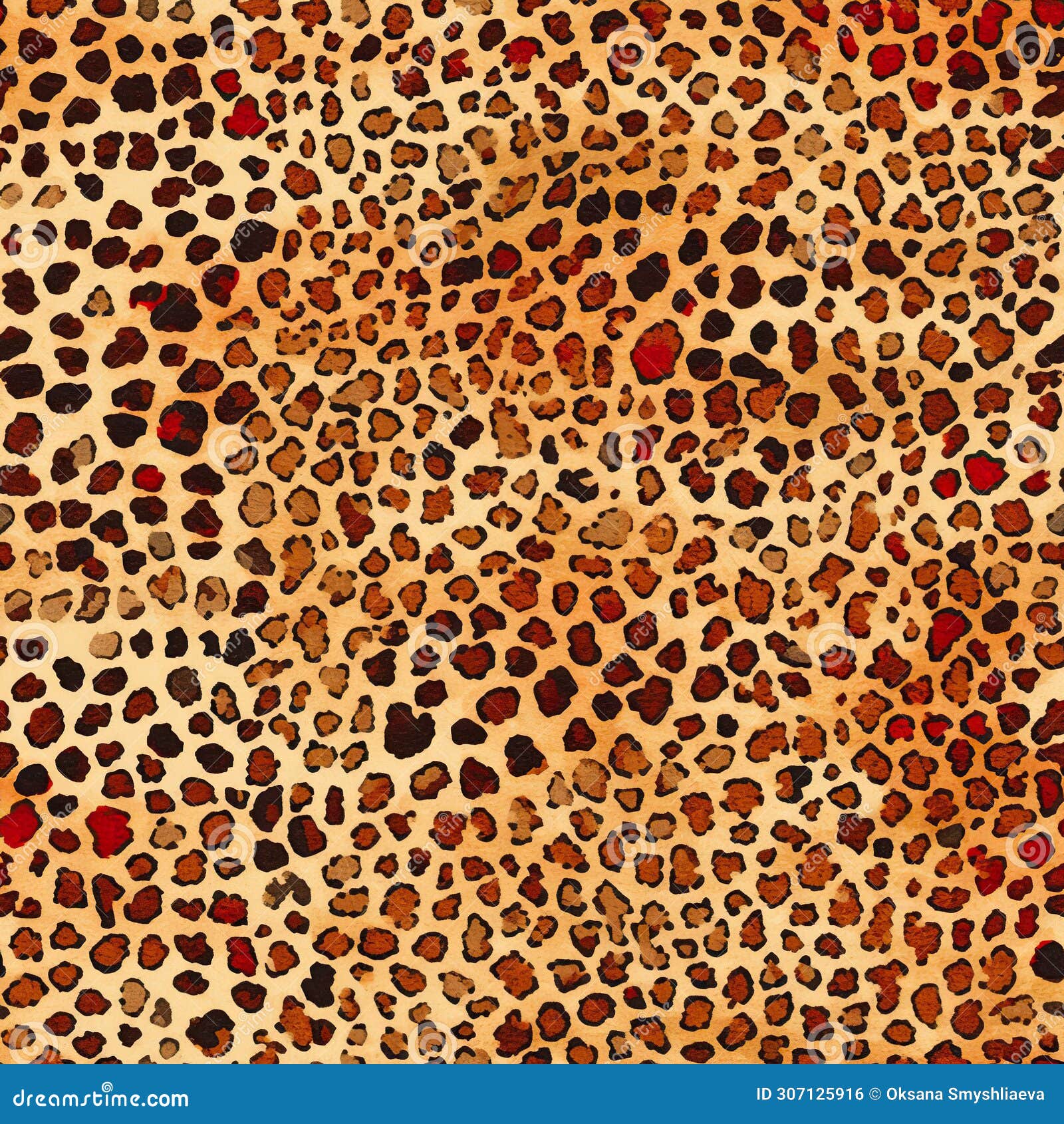 Orange Leopard Jaguar Fur Texture Repeating Seamless Pattern. AI ... Orange Leopard Jaguar Fur Texture Repeating Seamless Pattern. AI ...