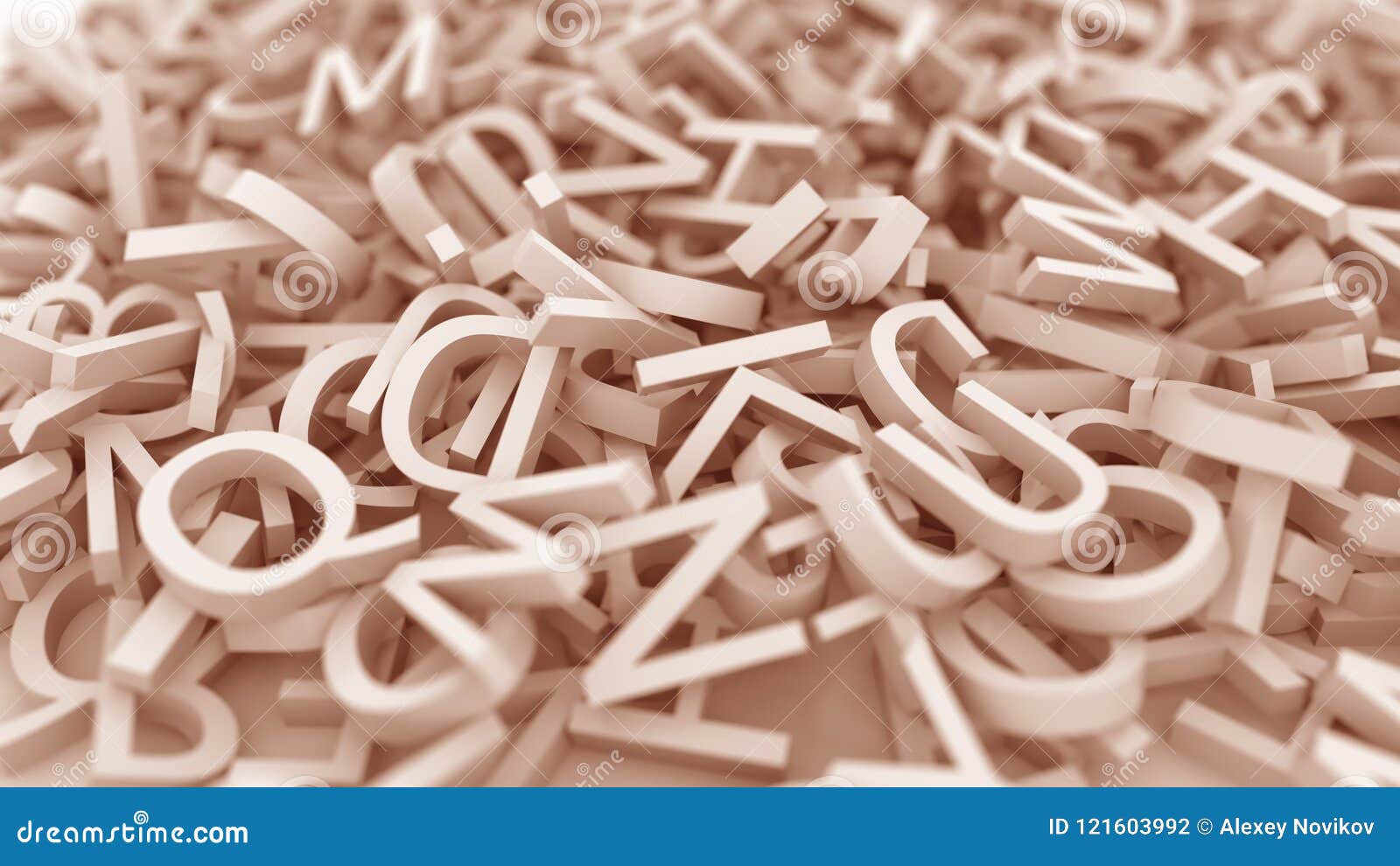 Orange Letters. Conceptual 3D Rendering Stock Illustration ...