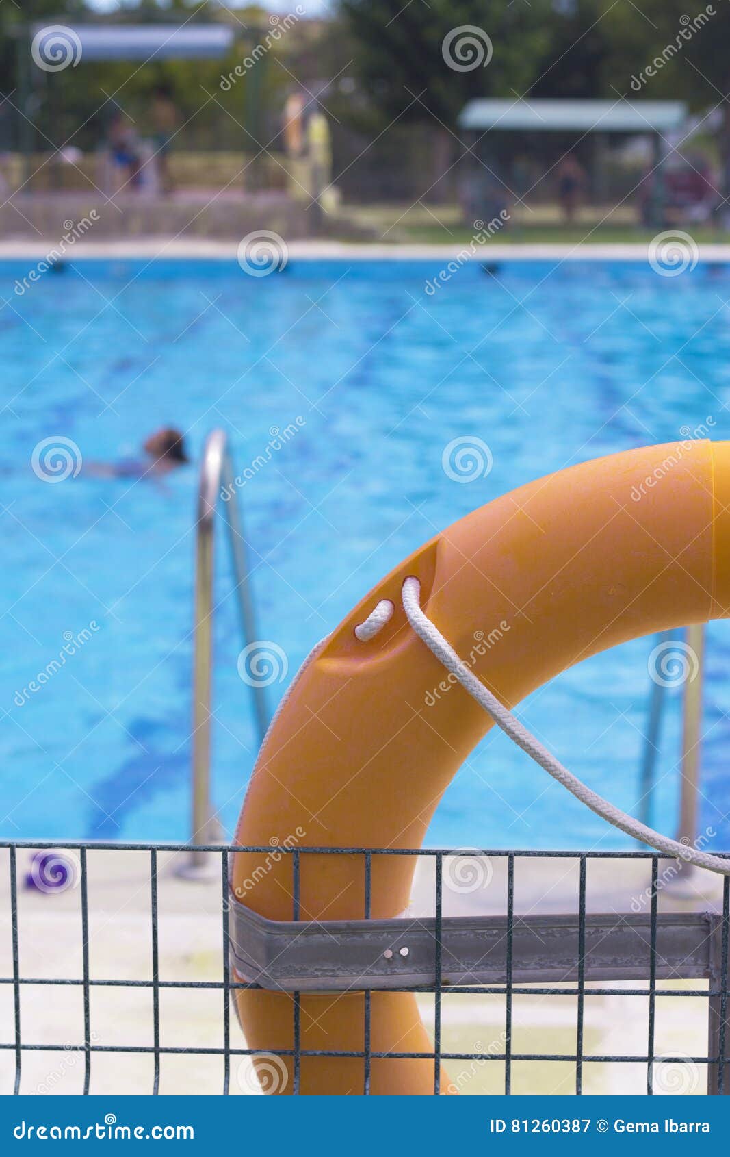 Orange Life Float. No People Stock Image - Image of security, water ...