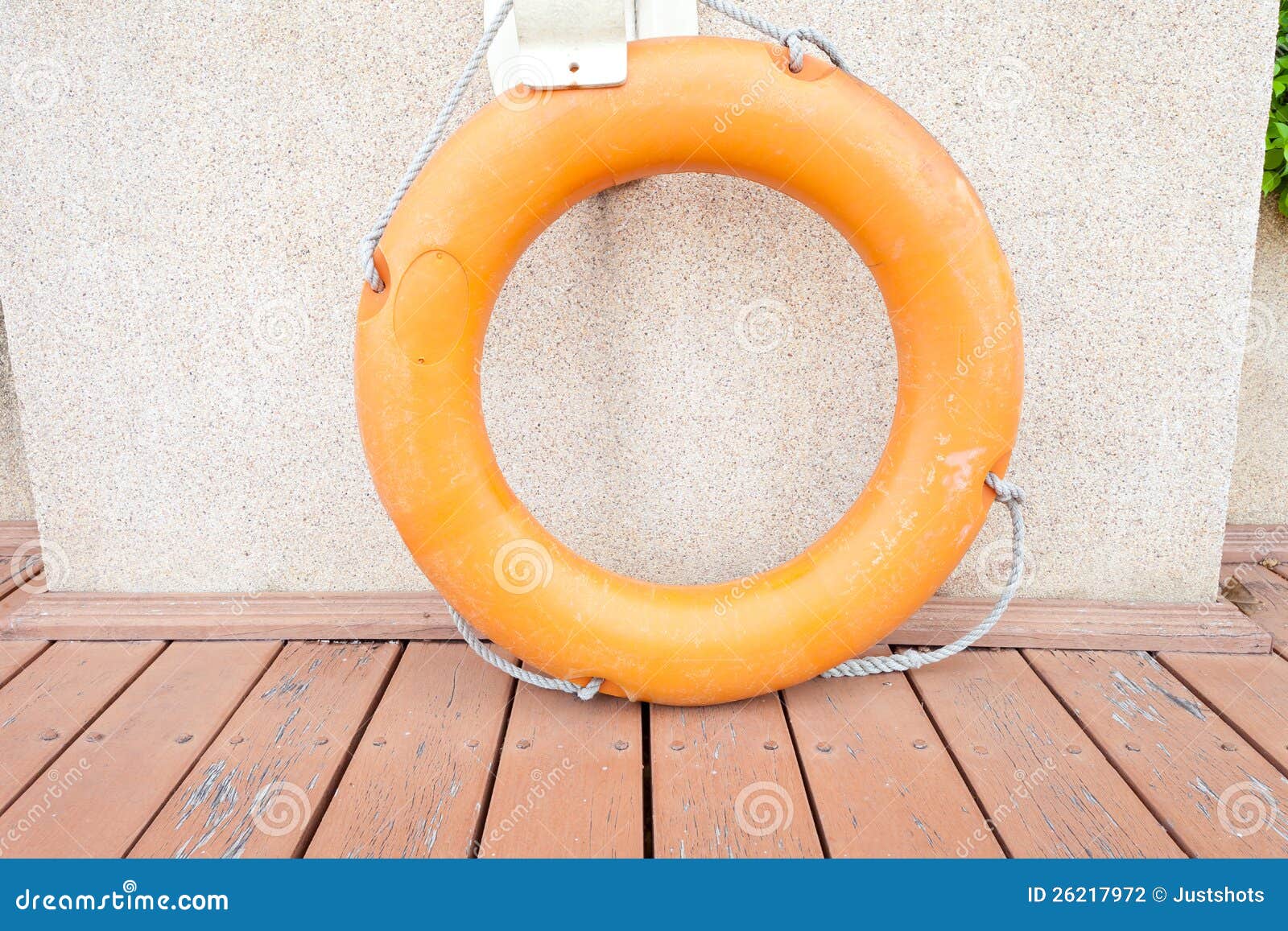 Orange life preserver stock photo. Image of rescuer, circle - 26217972