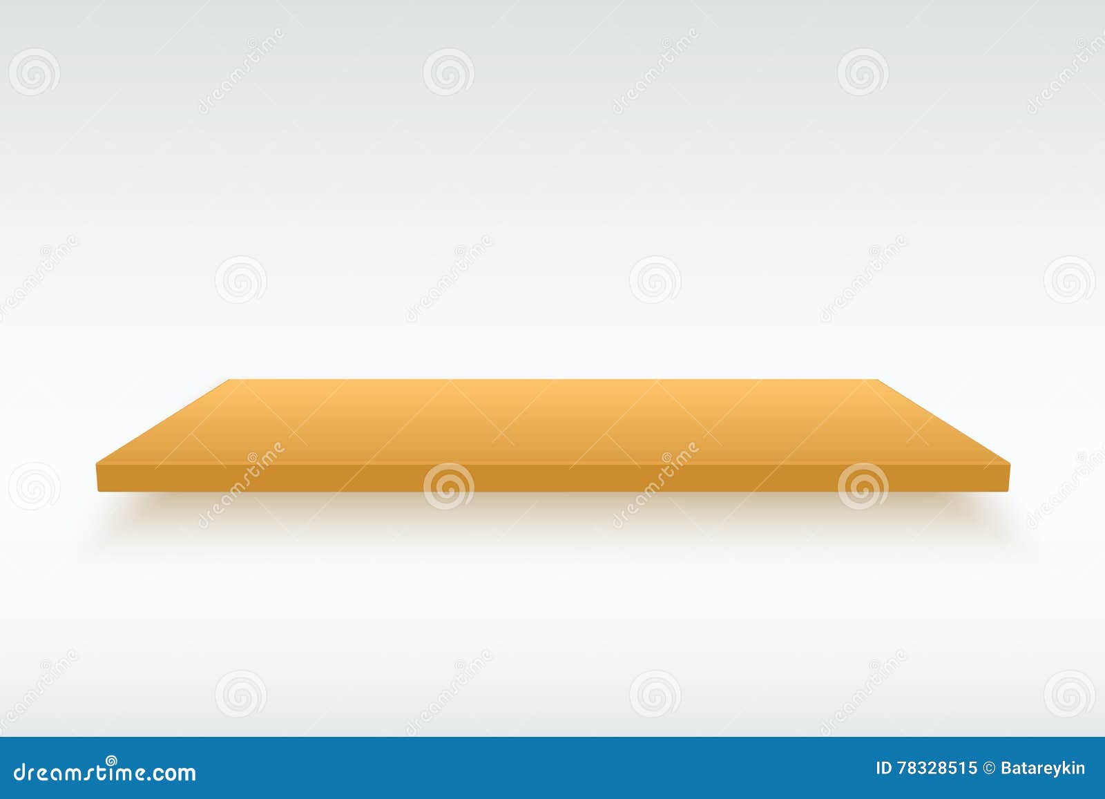Orange light box platform stock vector. Illustration of presentation ...