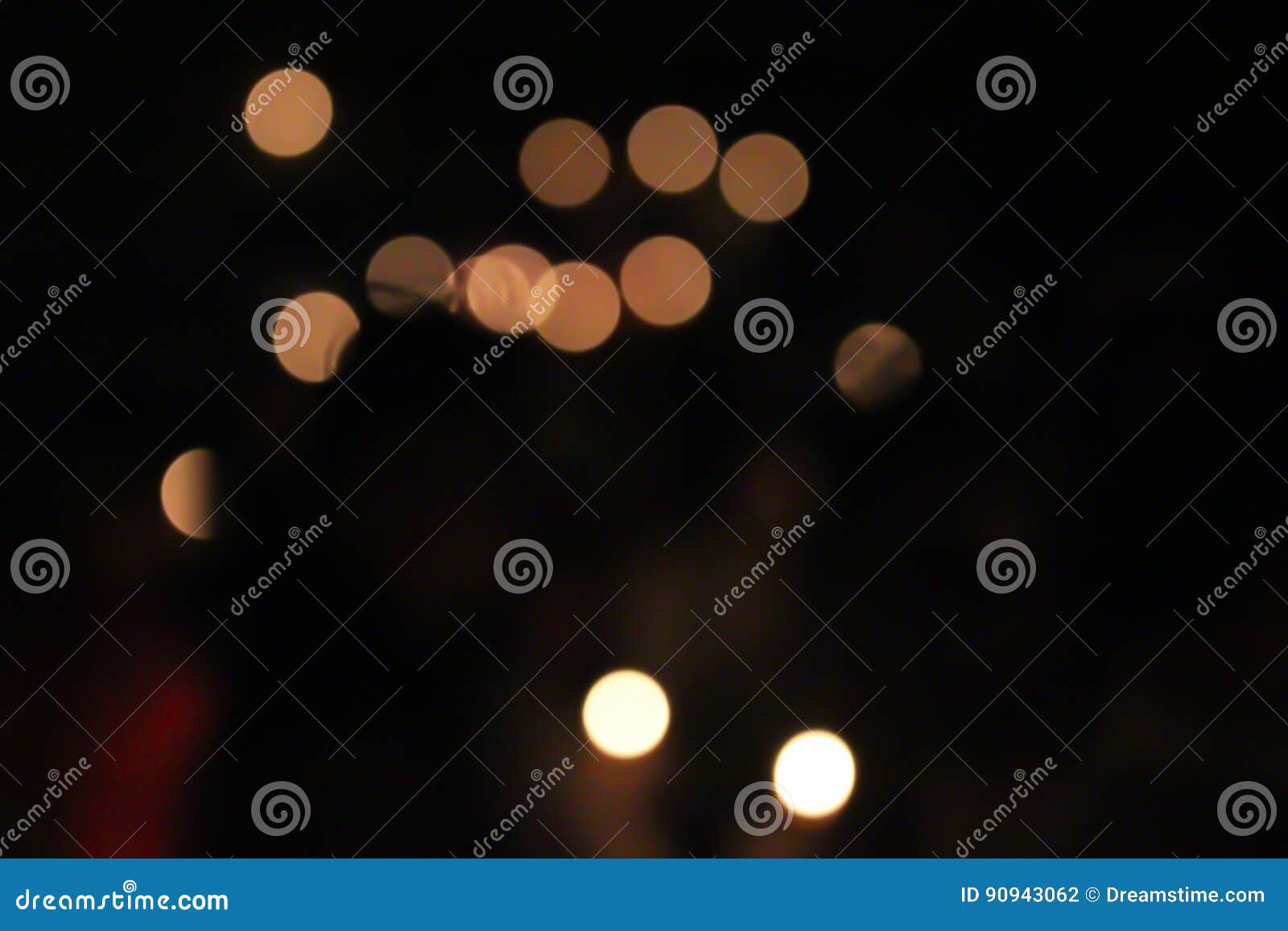 Orange Light, Circle and Light Yellow Stock Photo - Image of ...