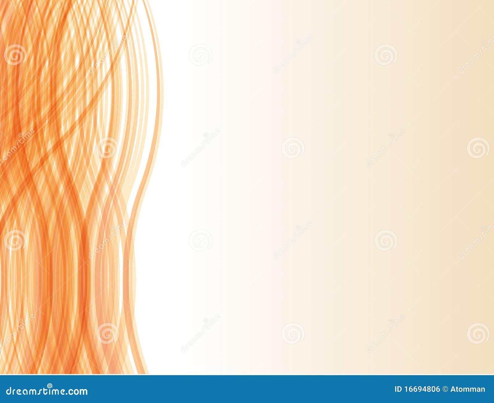 Orange Line Abstraction stock vector. Illustration of ideas - 16694806