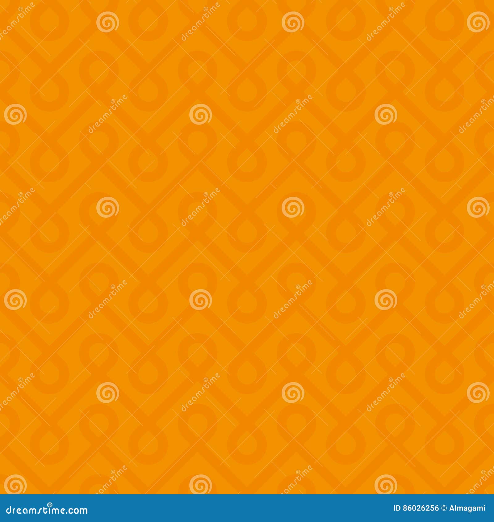 Orange Linear Weaved Seamless Pattern. Stock Vector - Illustration of ...