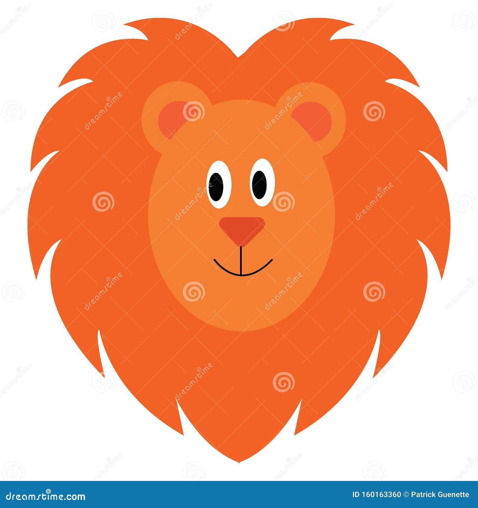 Lion, Vector or Color Illustration Stock Vector - Illustration of male ...