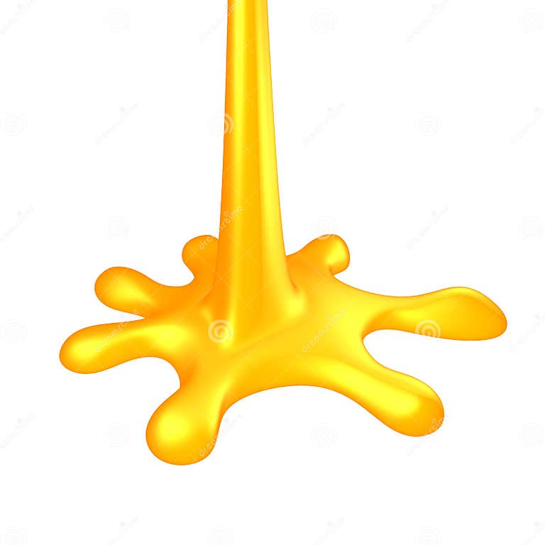 Orange liquid splat stock illustration. Illustration of liquid - 15647934