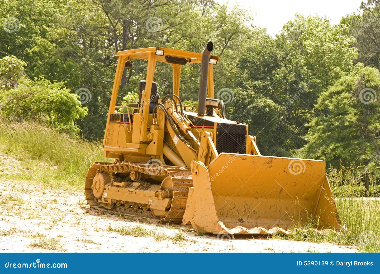 Orange Loader In Field Picture. Image: 5390139