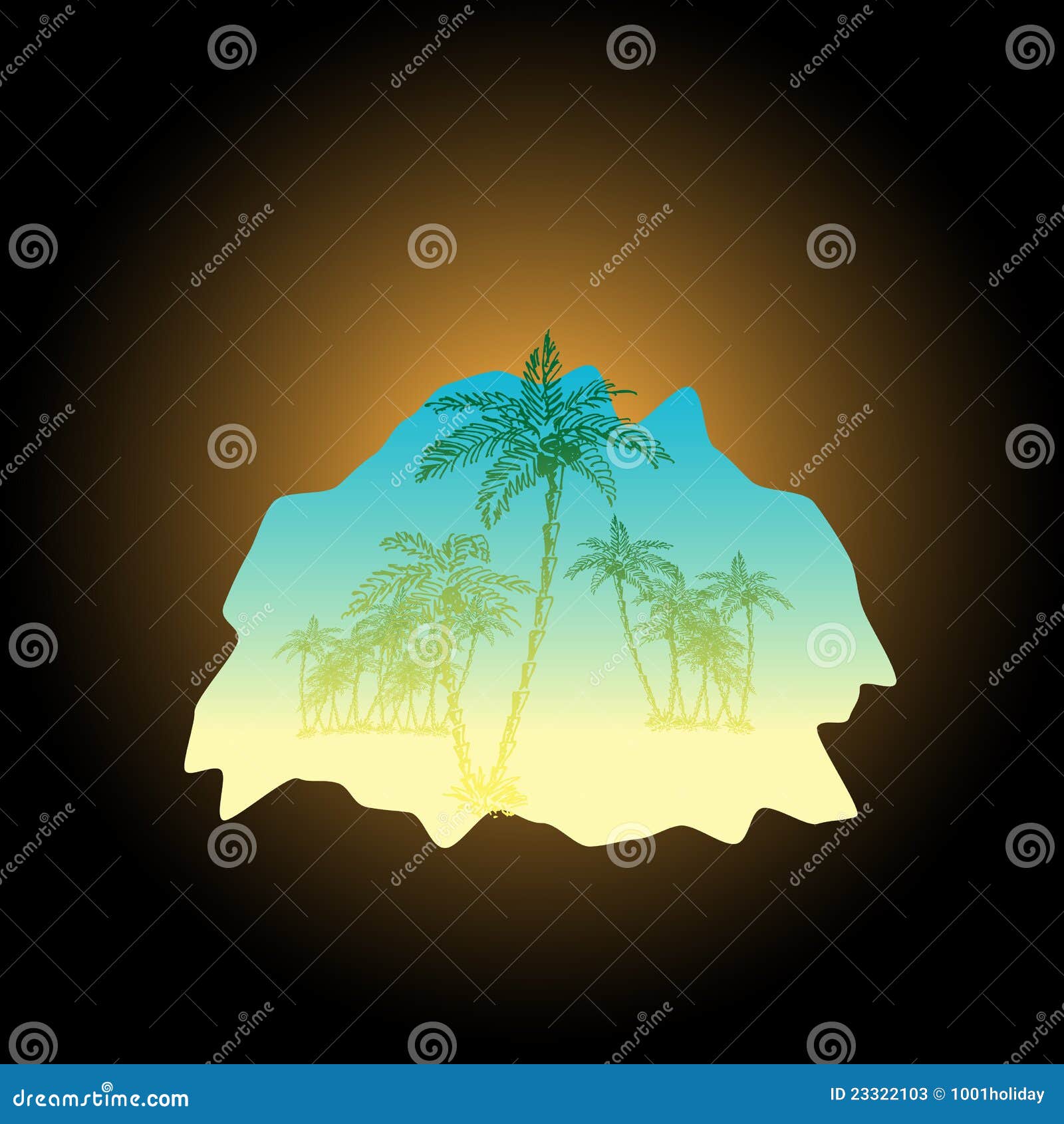 Orange loading button stock vector. Illustration of blank - 23322103