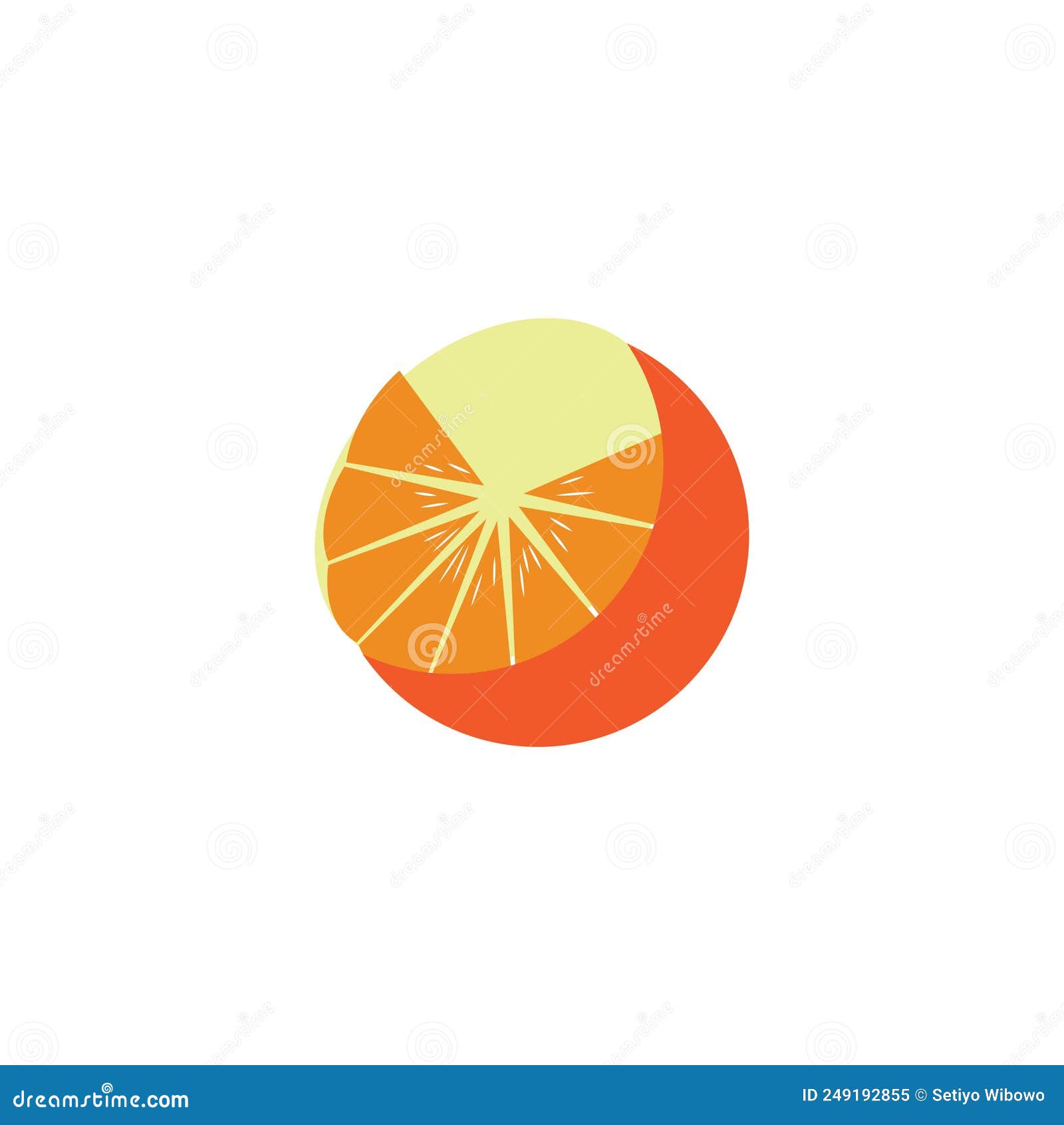 Orange logo design stock vector. Illustration of creative - 249192855