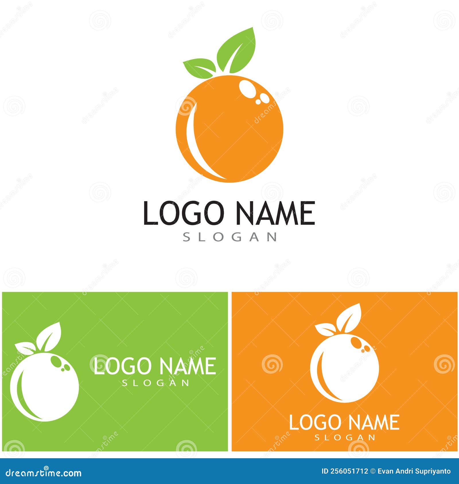 Orange Logo Design Vector Icon Illustration Design Stock Vector - Illustration of unusual ...