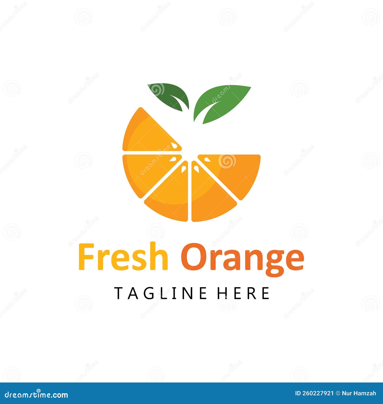 Orange logo design stock vector. Illustration of unusual - 260227921