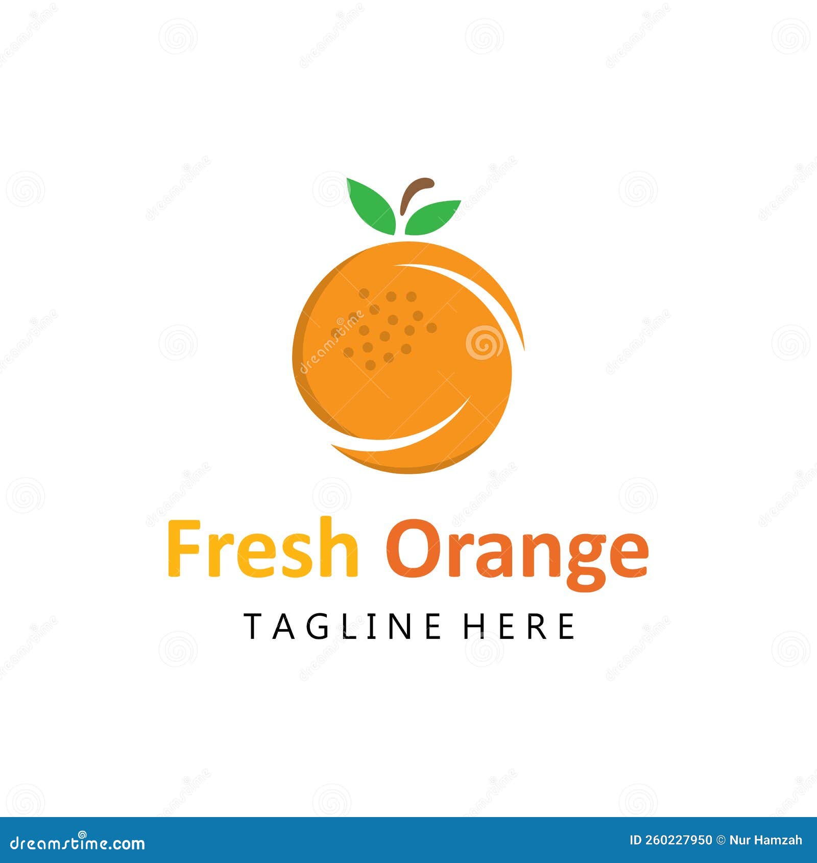 Orange logo design stock vector. Illustration of earth - 260227950