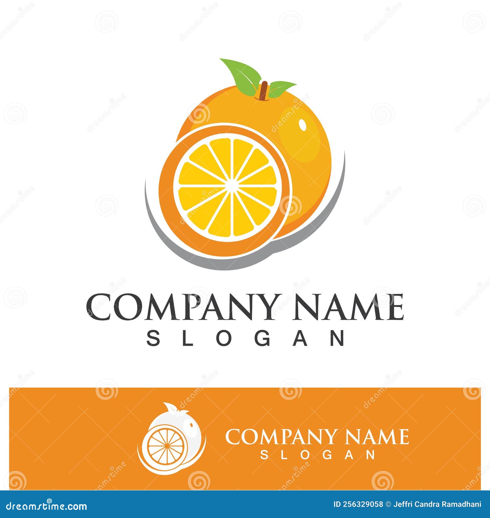 Orange Logo Icon Design Illustration Stock Vector - Illustration of ...
