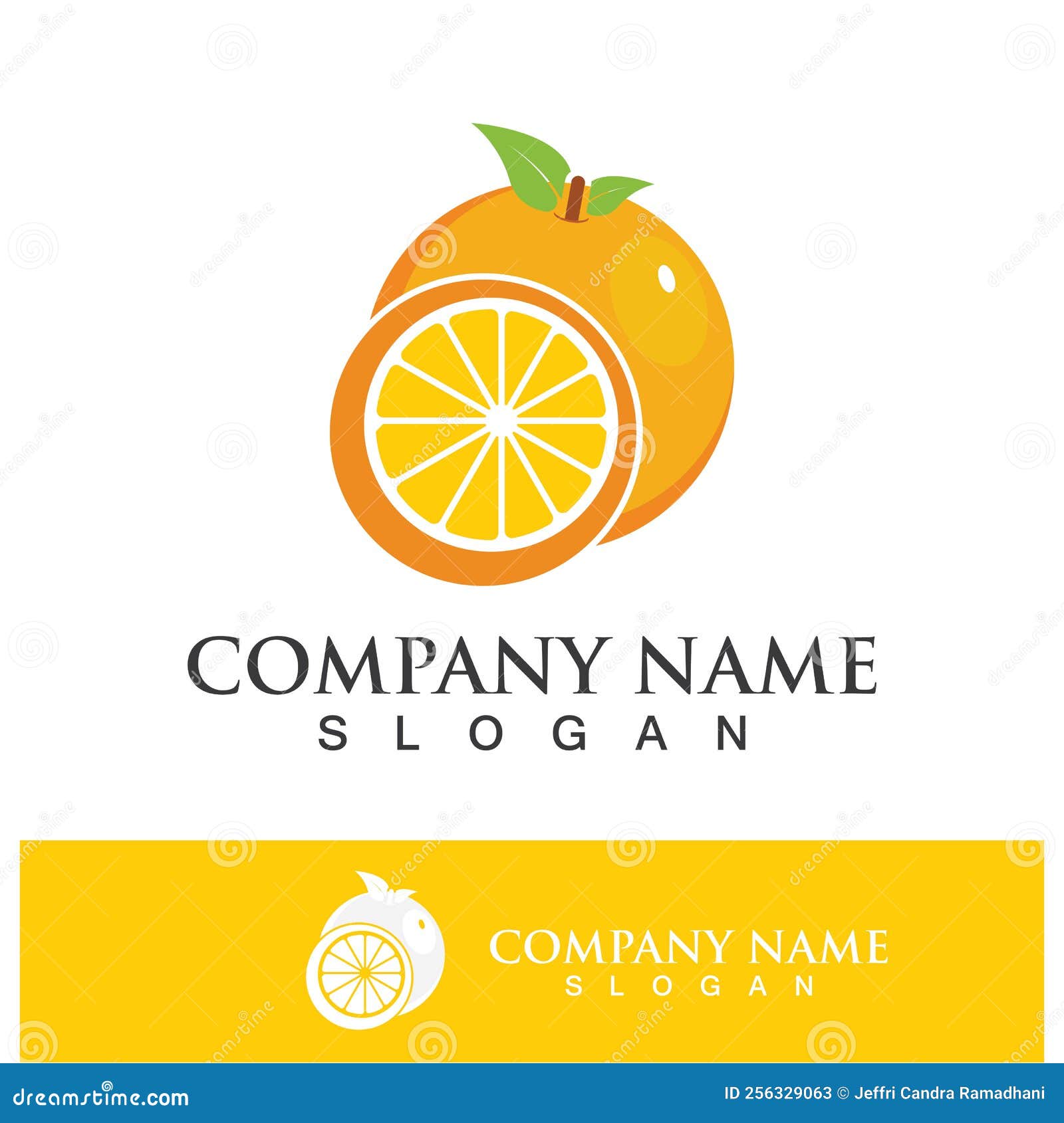 Orange Logo Icon Design Illustration Stock Vector - Illustration of ...